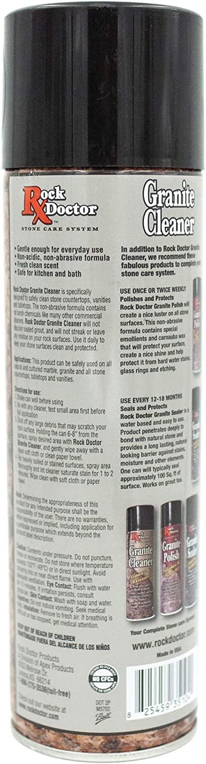 Rock Doctor Granite Cleaner - 18 oz Spray for Countertops & Stone ...