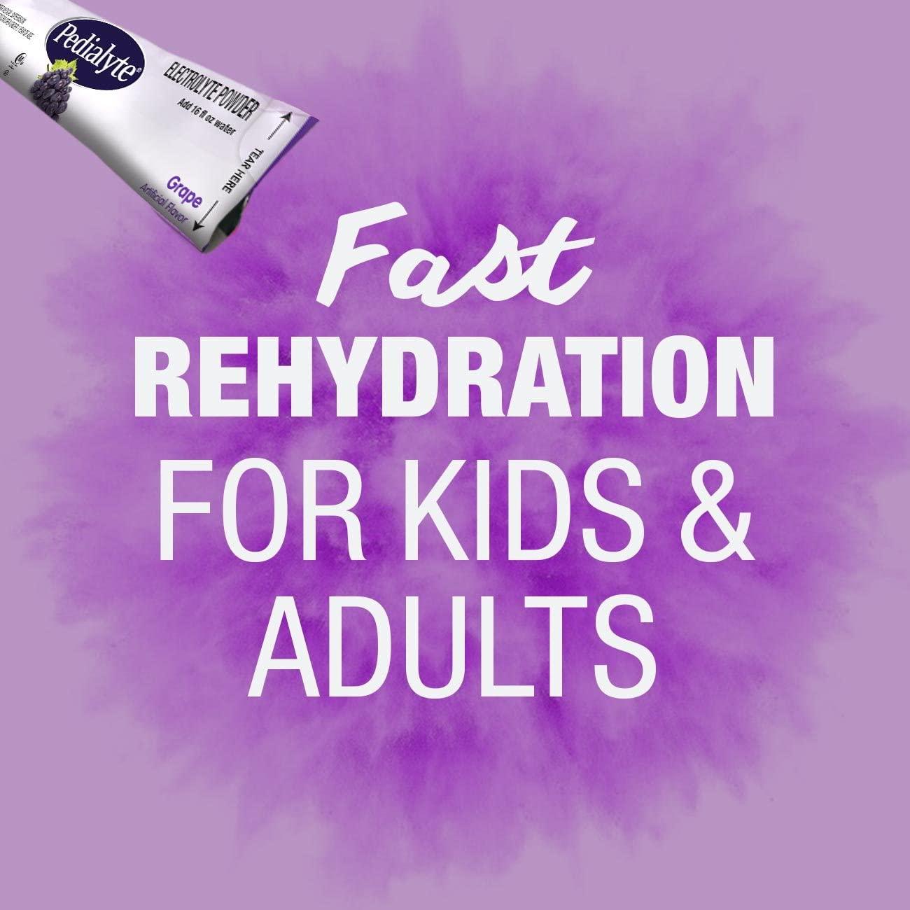 Pedialyte Grape Electrolyte Powder Sticks - 6 Count | Buy Now with ...