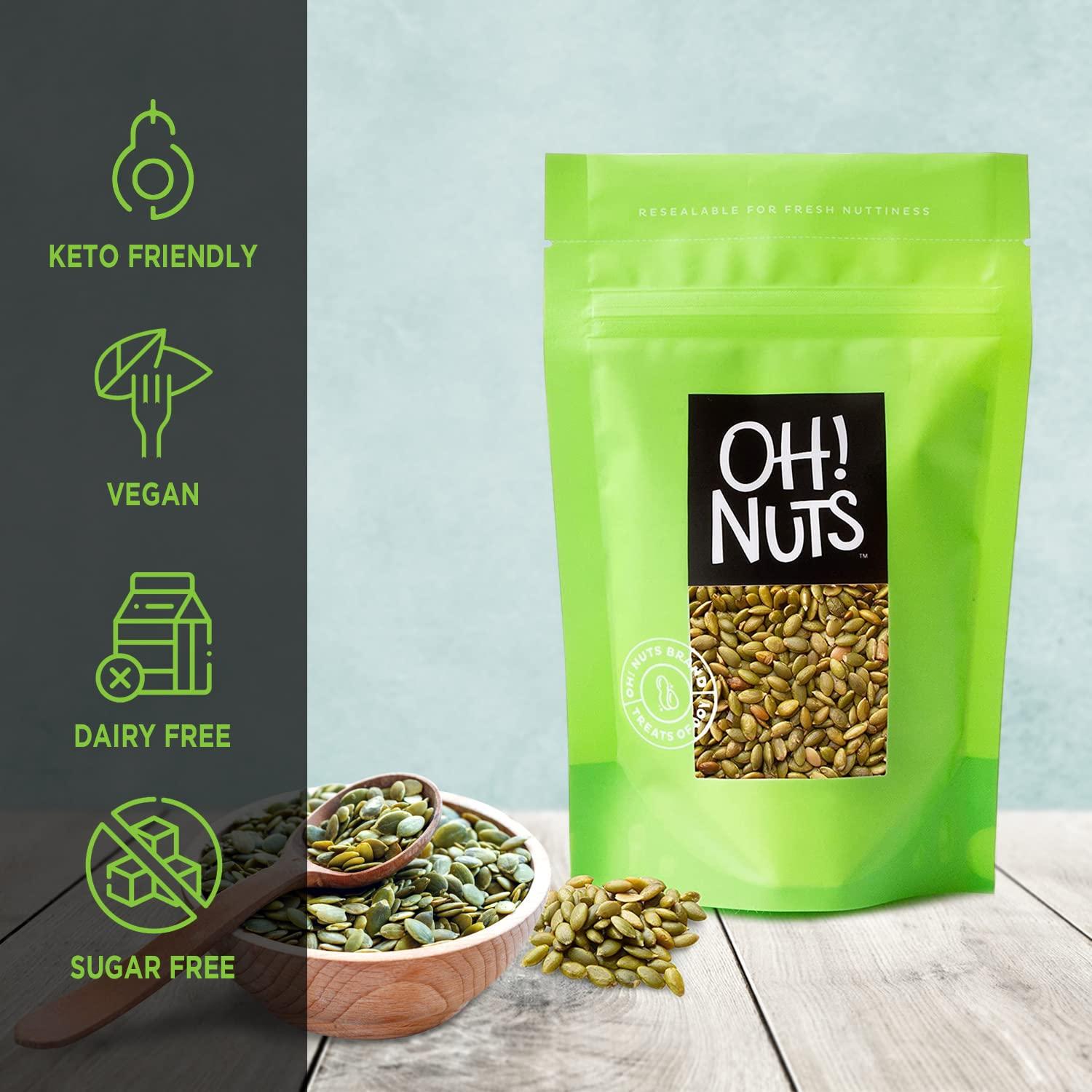 Roasted Salted Pumpkin Seeds | 2LB Bulk Bag | All-Natural Protein Power ...