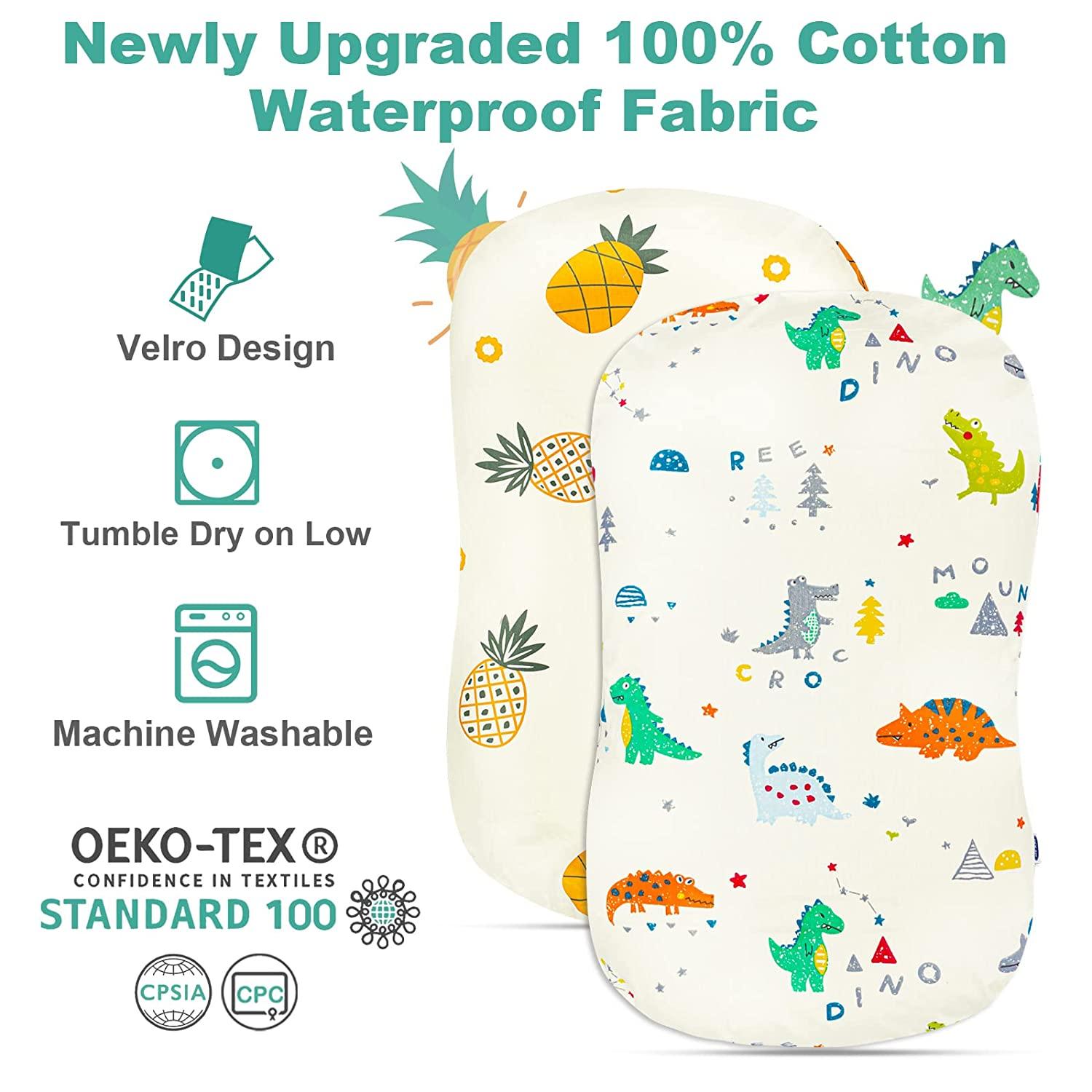 Waterproof Cotton Baby Lounger Covers (Pack of 2) | Mexxi ...