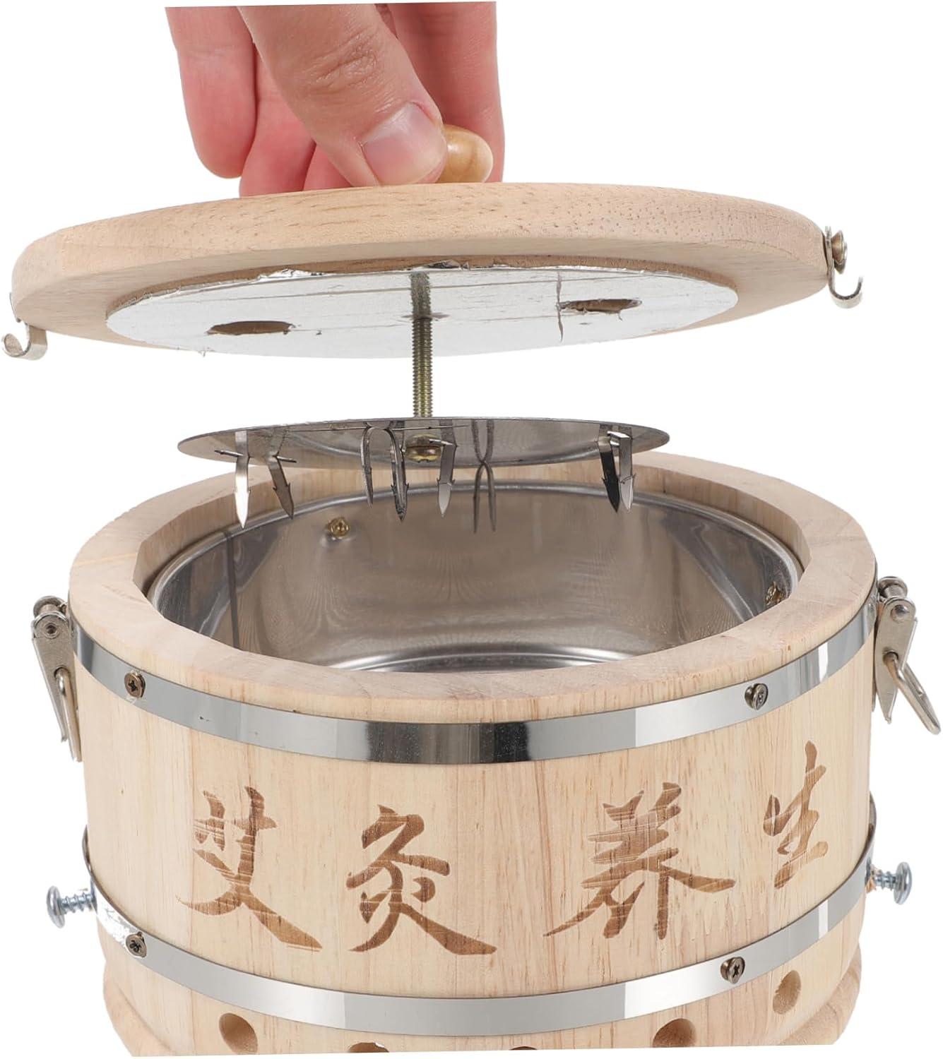 Buy BUIFULSIC Wooden Moxibustion Box - Moxa Burner & Treatment ...