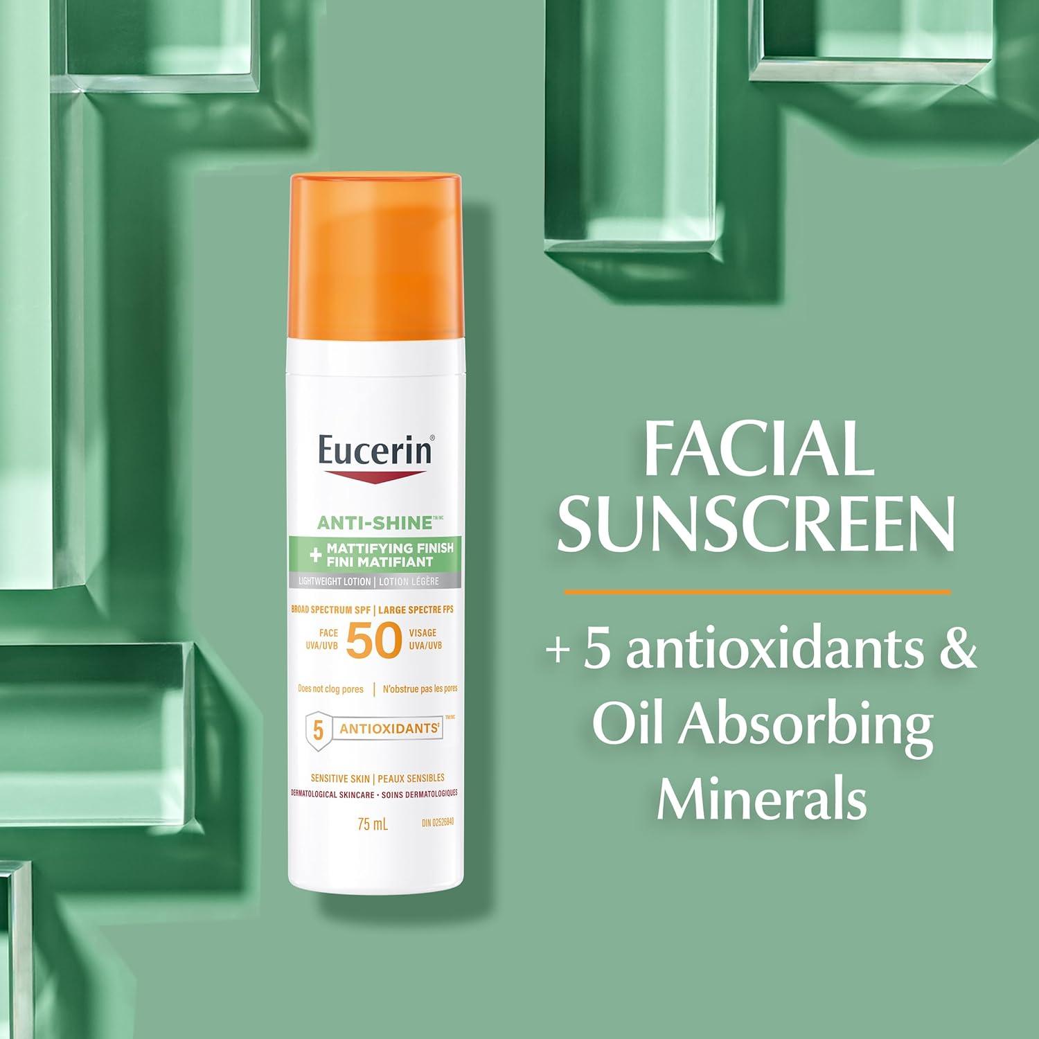 Eucerin Sun Age Defense Face Sunscreen SPF 50 | Facial Sunscreen & Sun ...