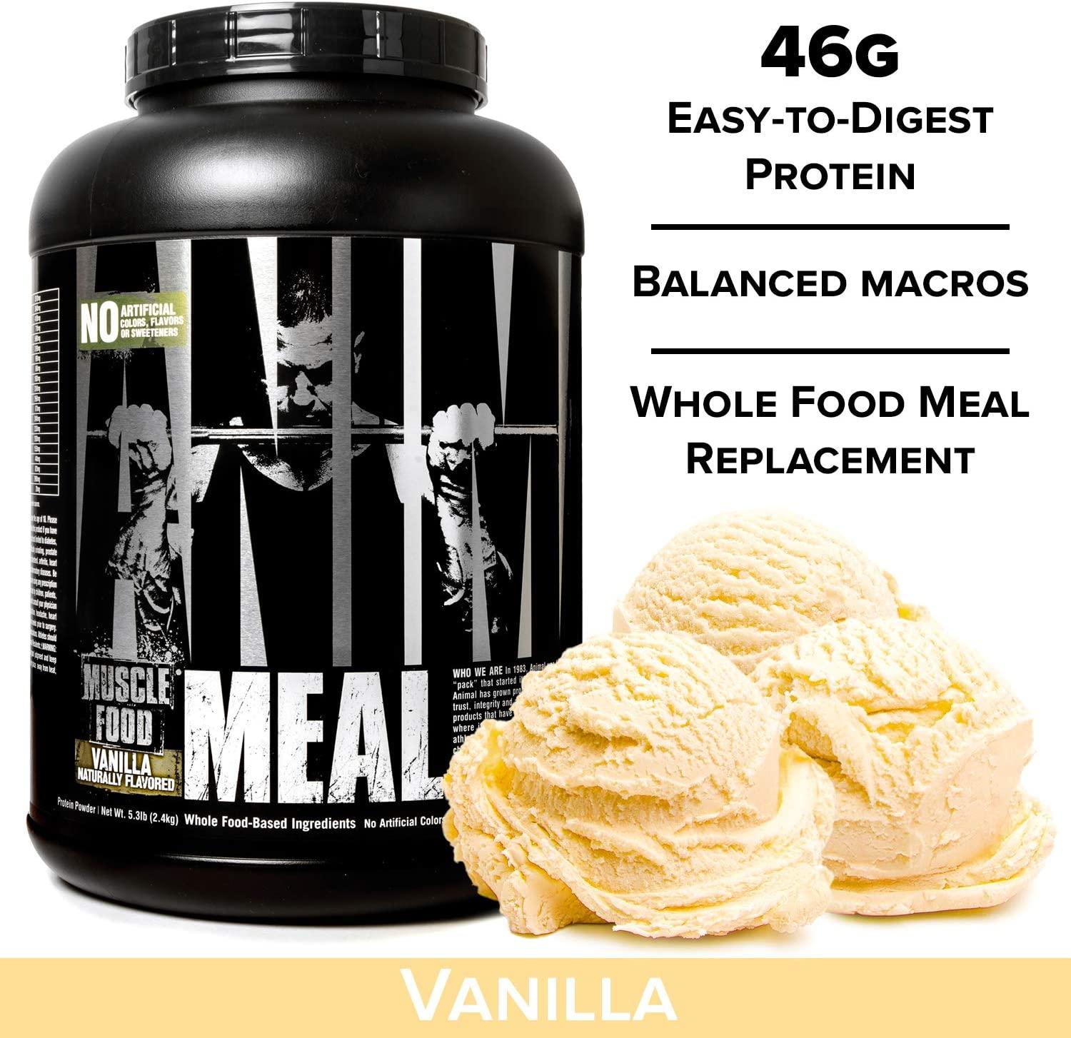 Animal Meal - All Natural High Calorie Meal Shake - Egg Whites Beef ...