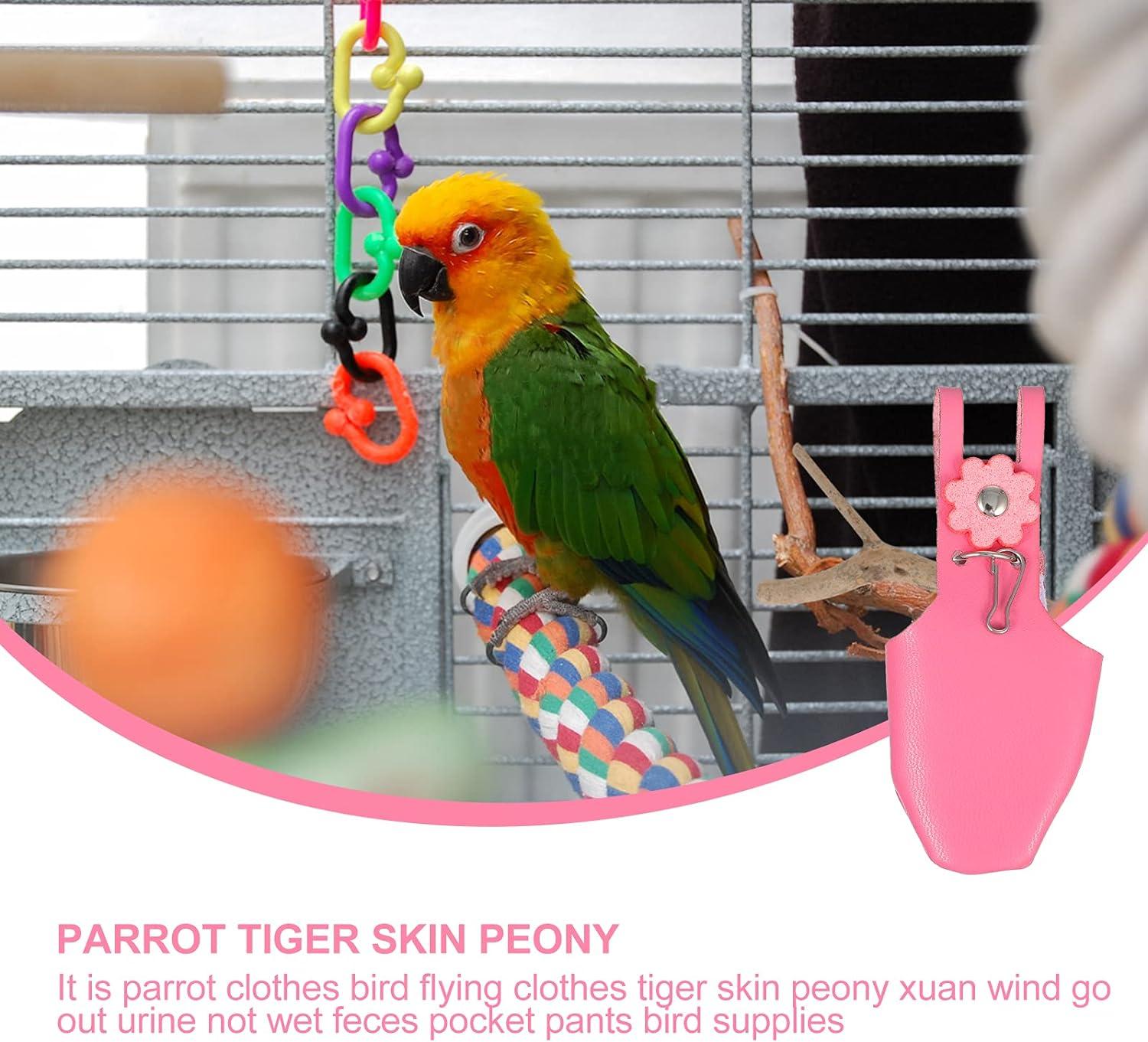 Hemobllo Parrot Flight Suit Bird Flight Suit Dress Parrot Washable ...