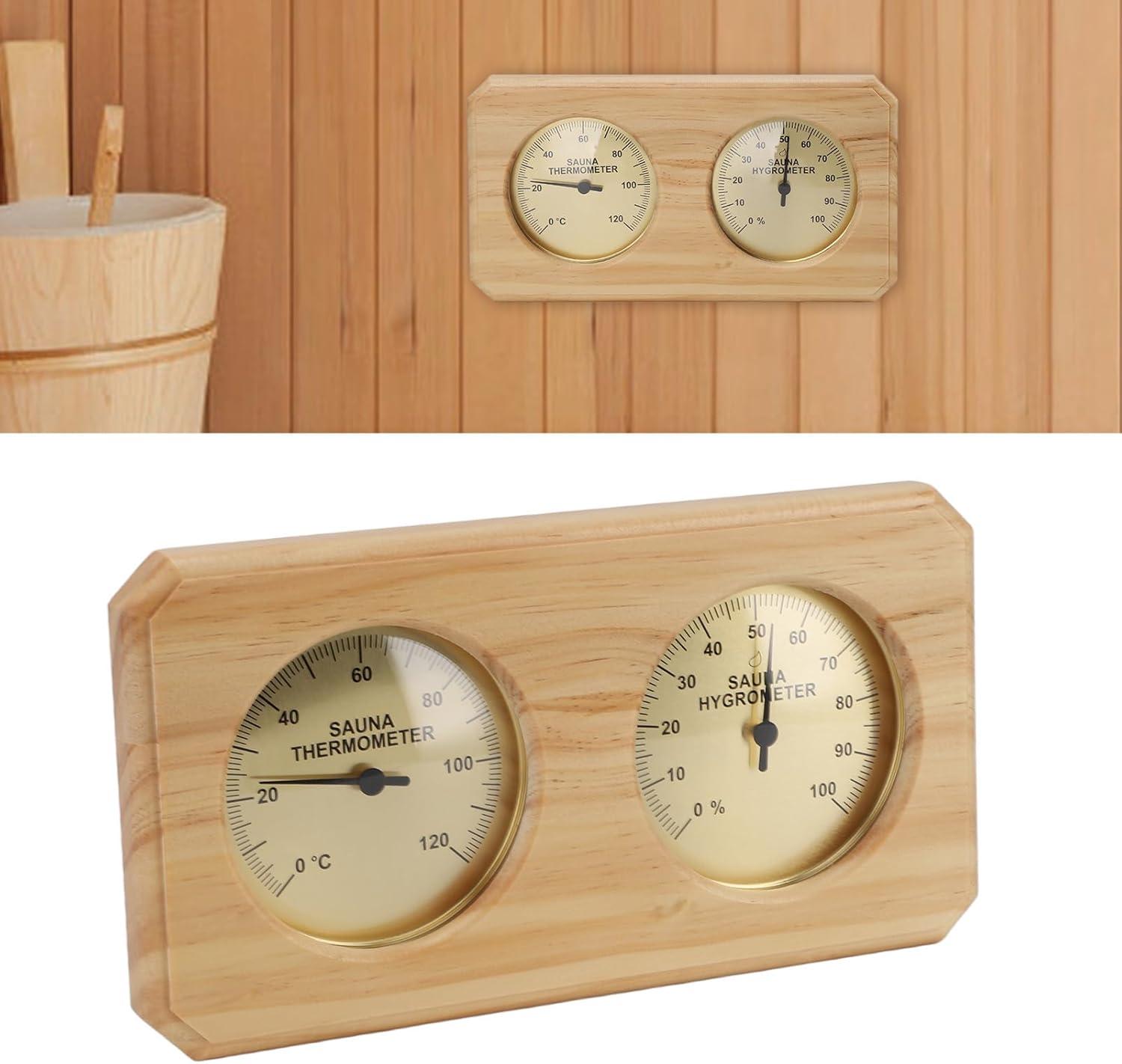 2-in-1 Sauna Thermometer & Hygrometer | Accurate Measurement for Sauna ...