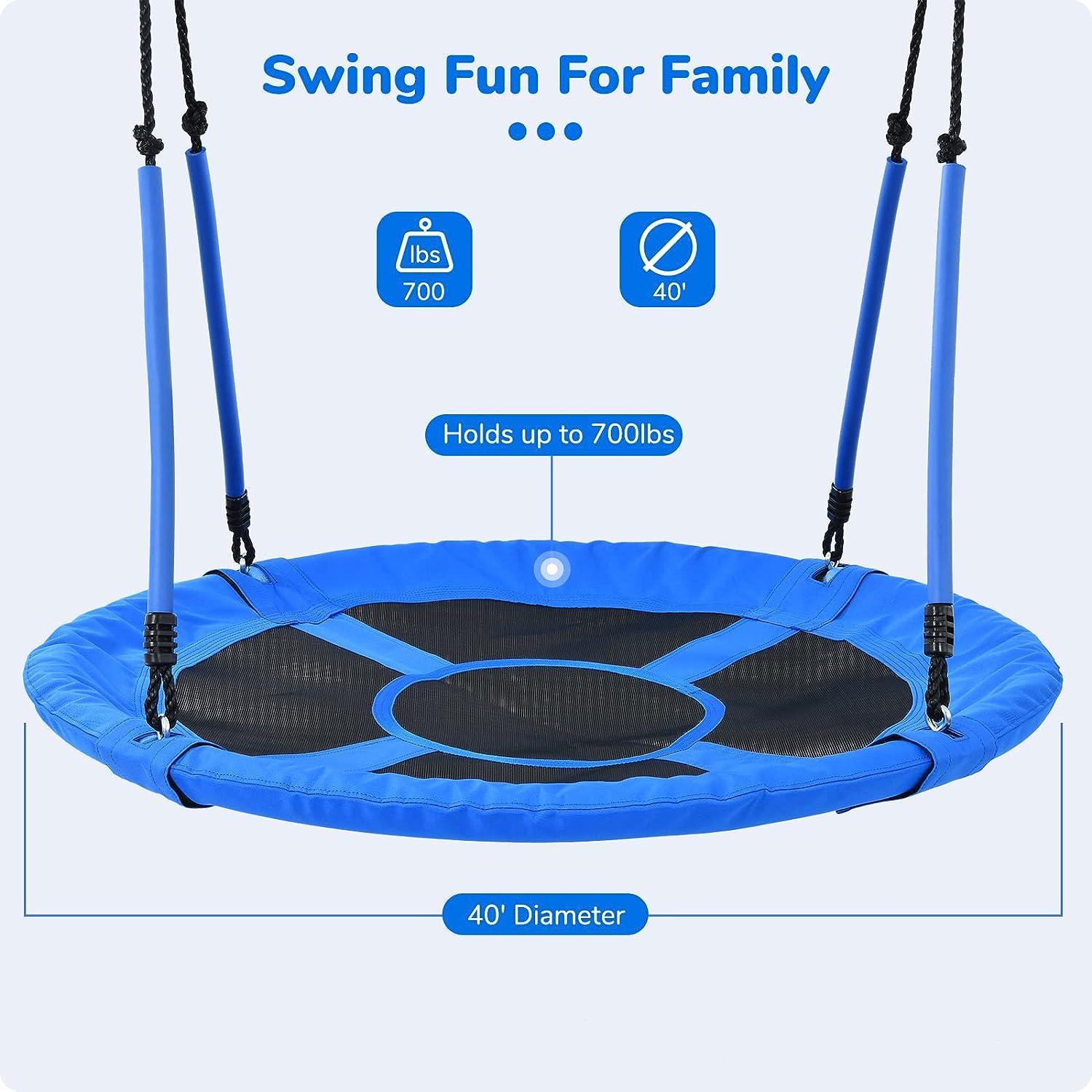 Trekassy 700lbs Round Tree Swing for Kids & Adults | 40 Diameter ...