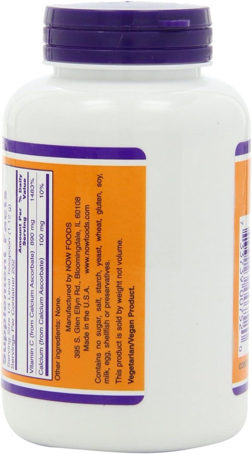 Now Foods Calcium Ascorbate Powder - 8 oz | High Quality Vitamin C ...