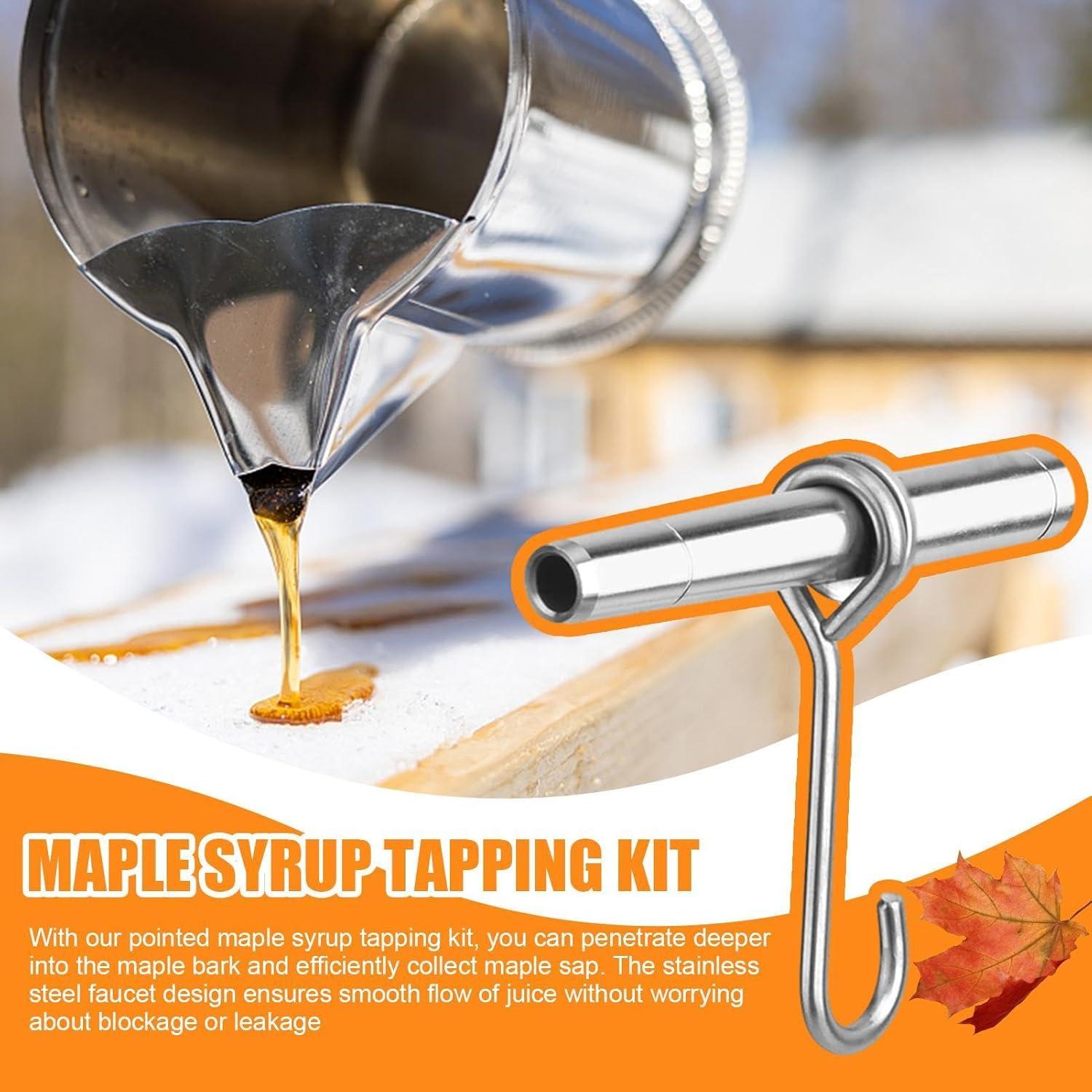Premium Stainless Steel Maple Syrup Taps | Reusable Tree Water Taps for ...