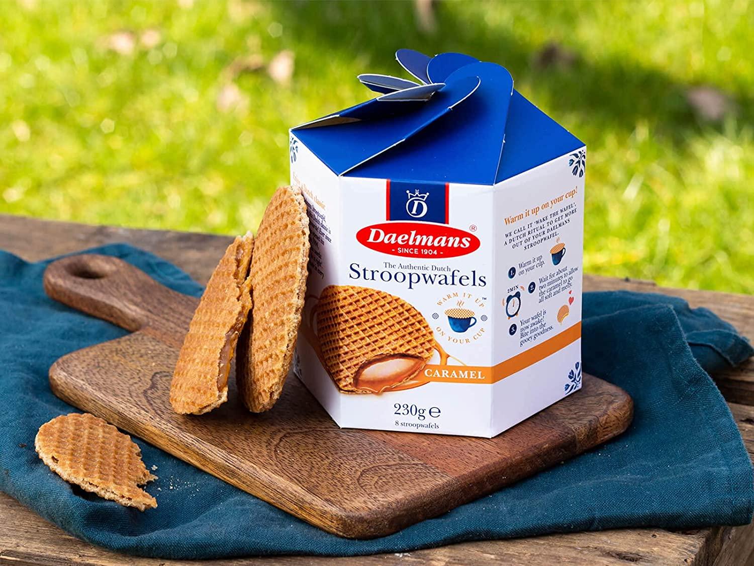 DAELMANS Stroopwafels, Dutch Waffles Soft Toasted, 4 Pack Assortment ...