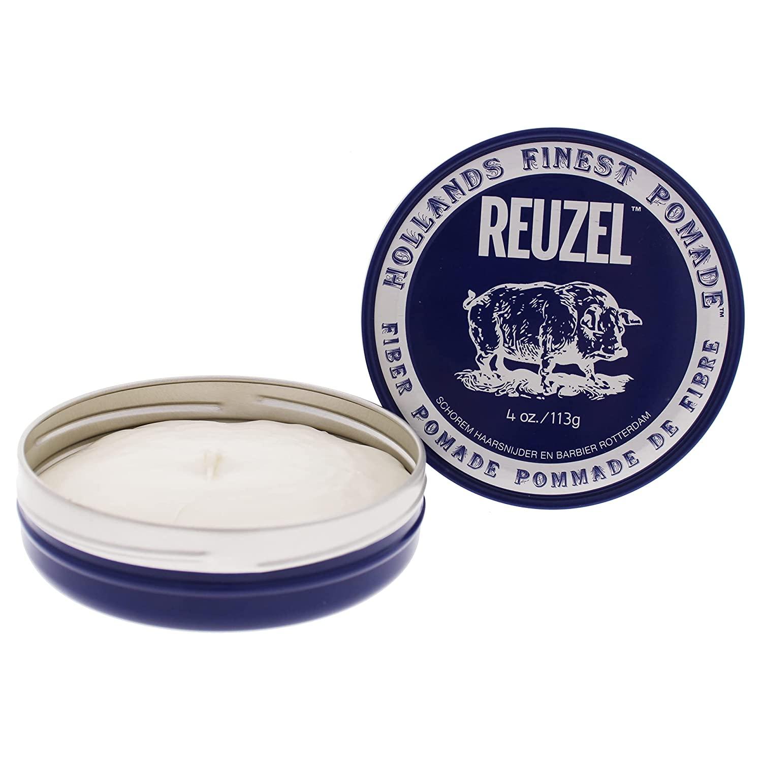 Reuzel Fiber Pomade 4oz - Strong Hold Matte Finish - Men's Hair Styling ...