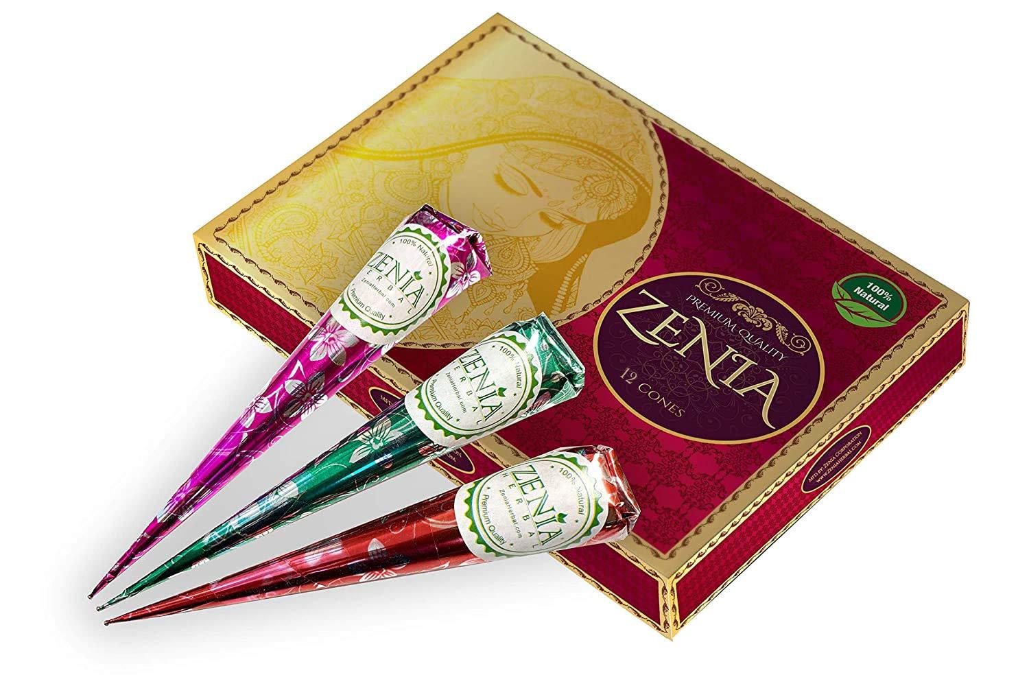 Zenia 12 Pack 100% Natural Ready to Use Henna Paste Hair Color Hair Dye ...