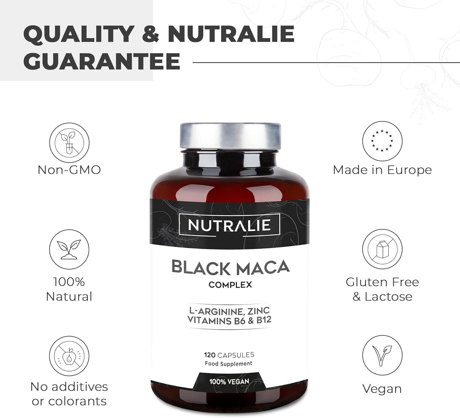 Black Maca Root Capsules 24000mg - High Strength Maca Complex for Women ...