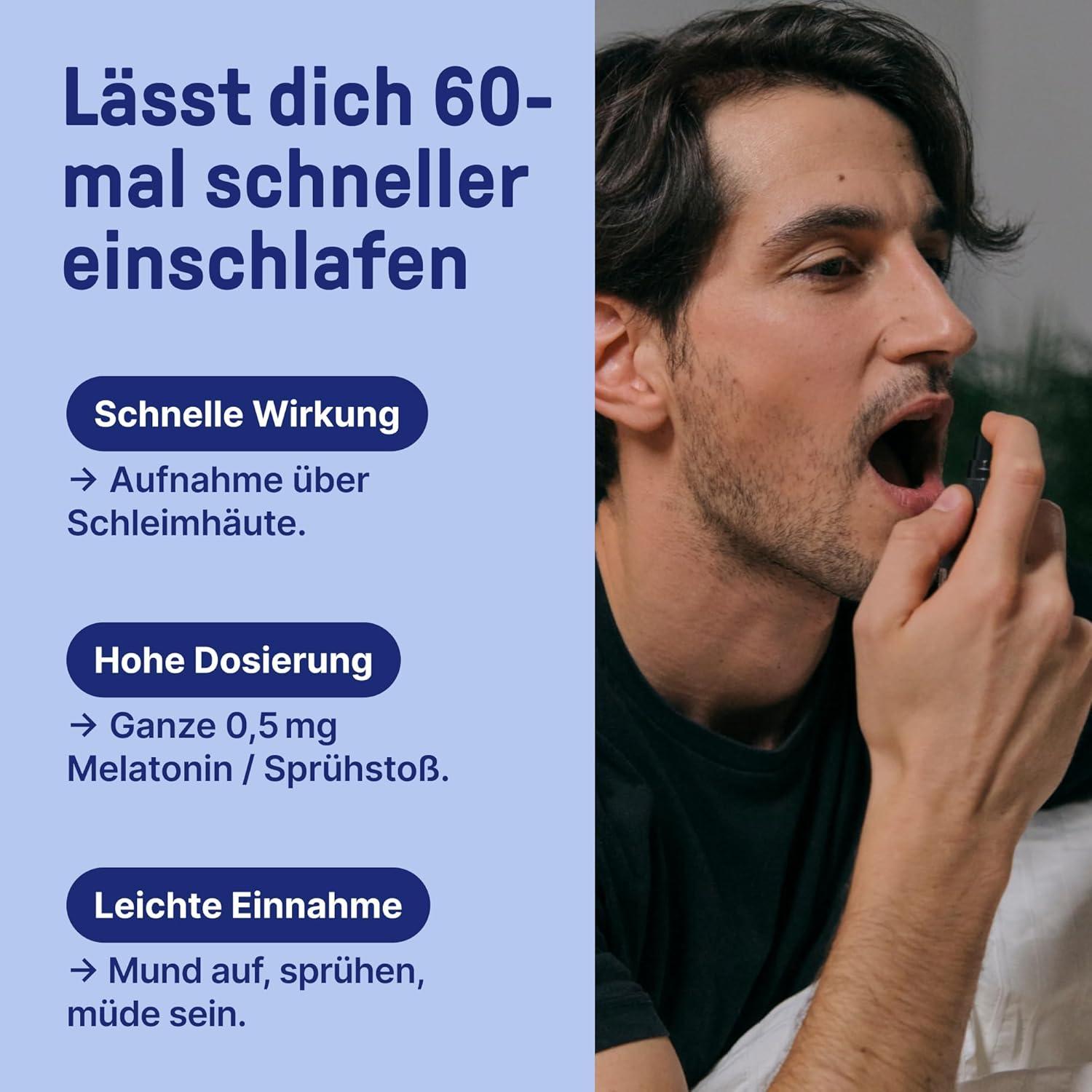 Braineffect Sleep Spray Strong - Original Melatonin Spray | 240 Days ...