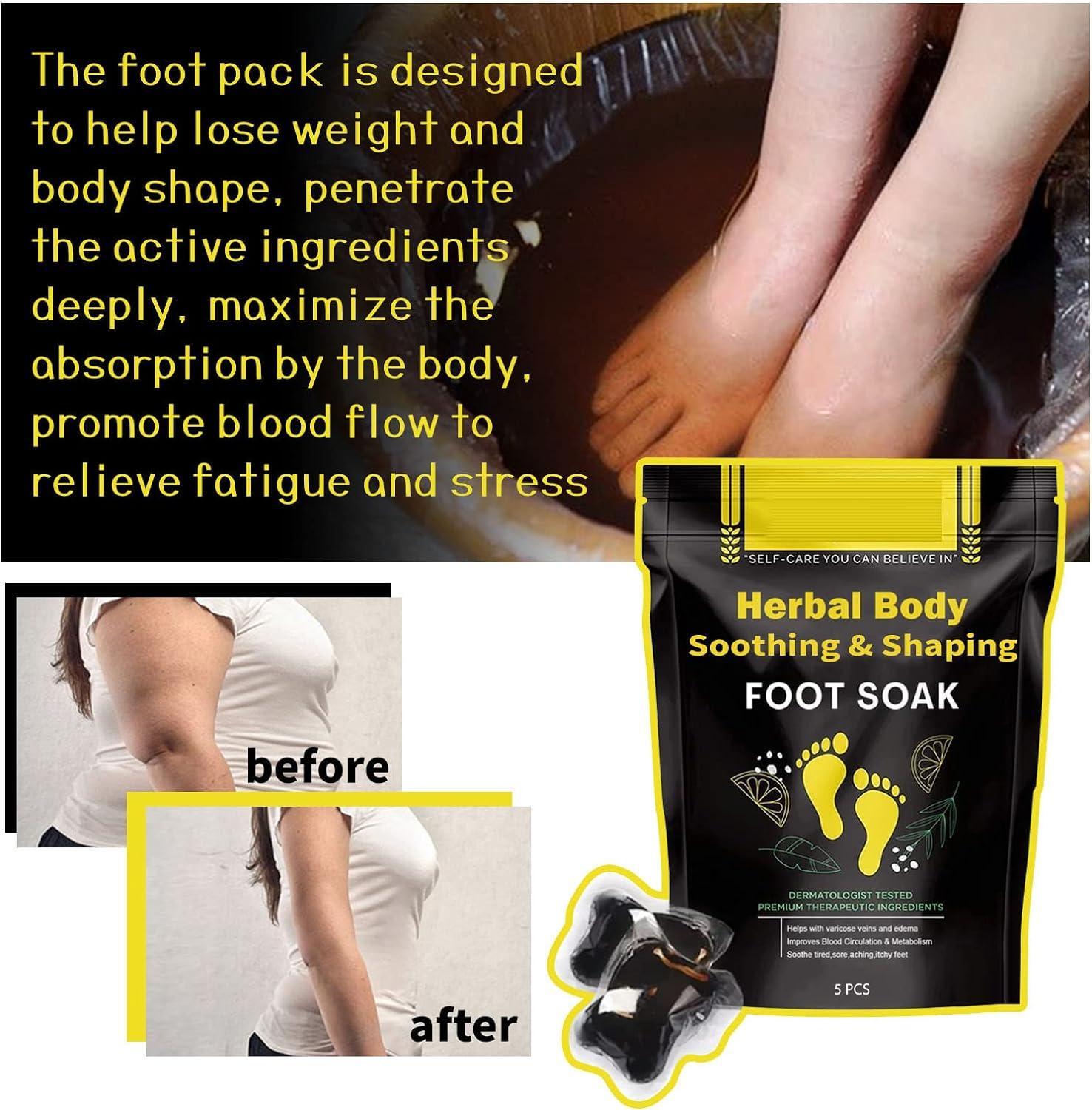 Fulvic Soak Detox Parasite Bath Herbal Foot Cleansing Soak Beads ...