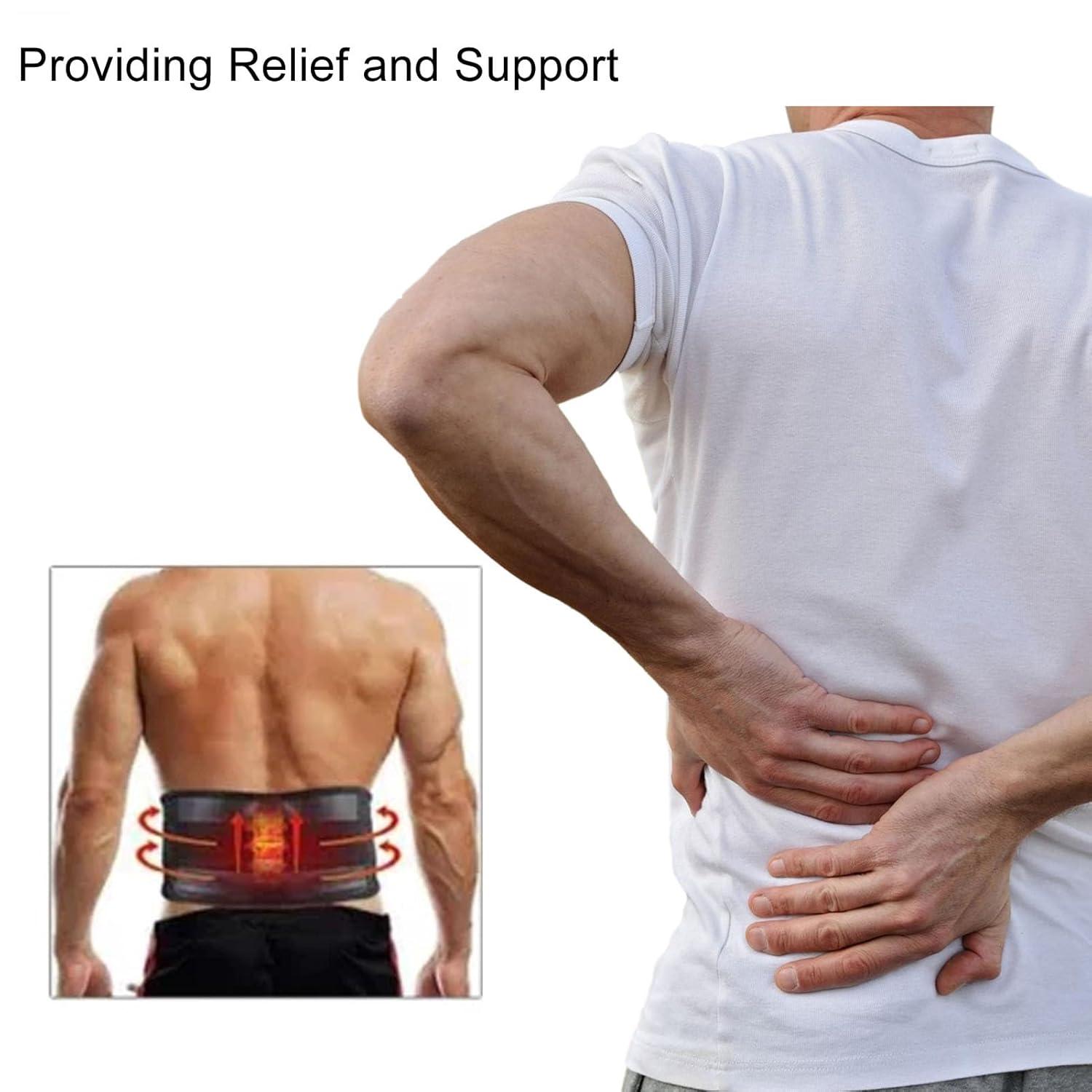 Back Support Belt - Instant Acupressure Relief | Unisex Back Brace for ...