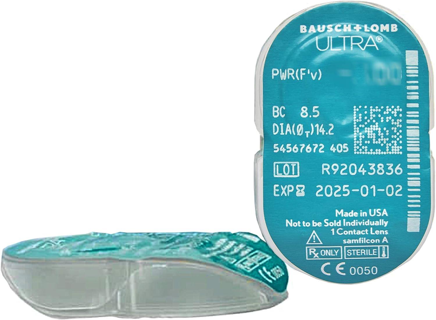 Bausch + Lomb Ultra Monthly Contact Lenses - Premium Soft 3 Pack | BC 8 ...