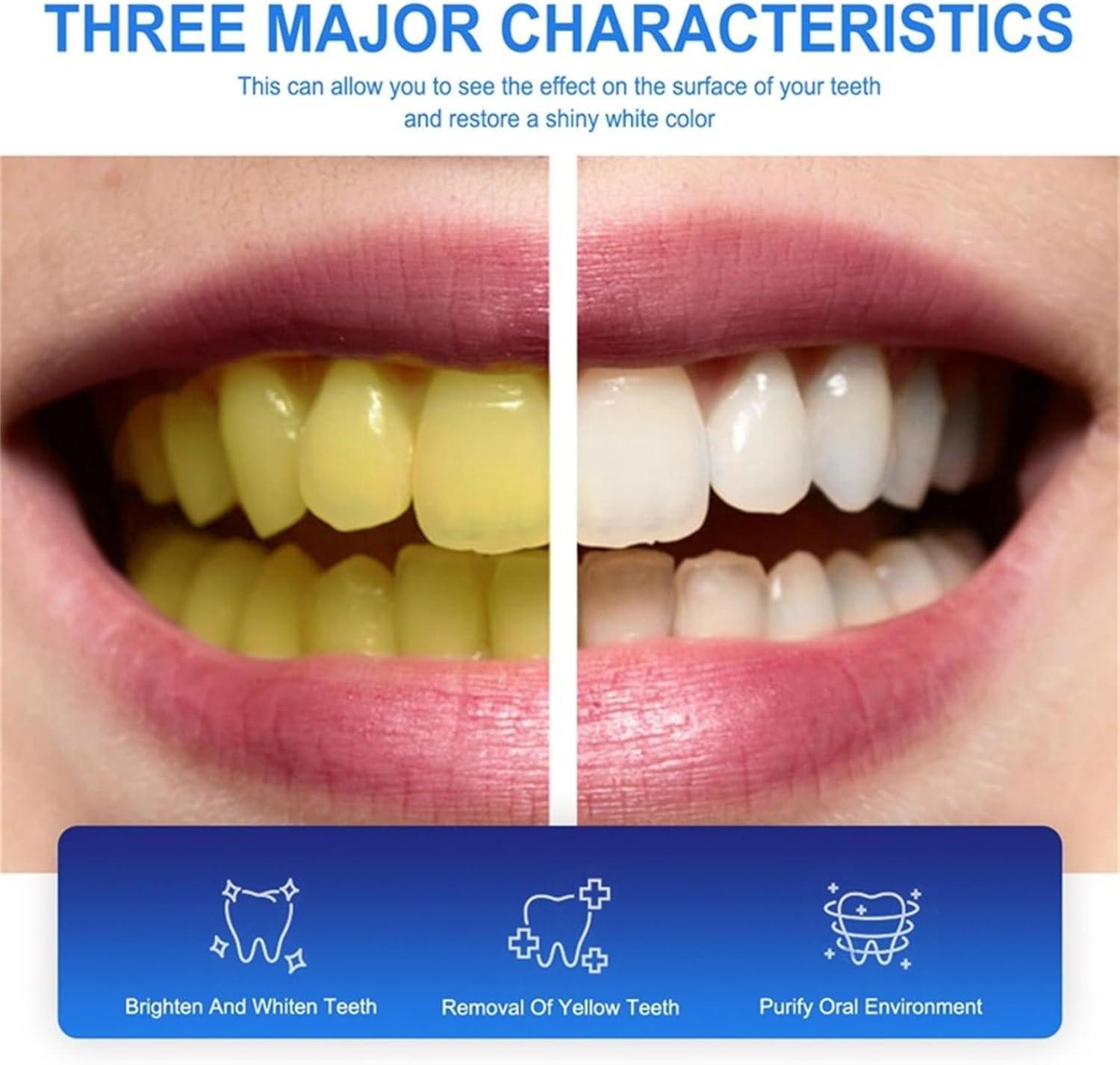 2PC Bright Whitening Teeth Mousse - Herbal Oral Repair & Mouthwash Foam ...