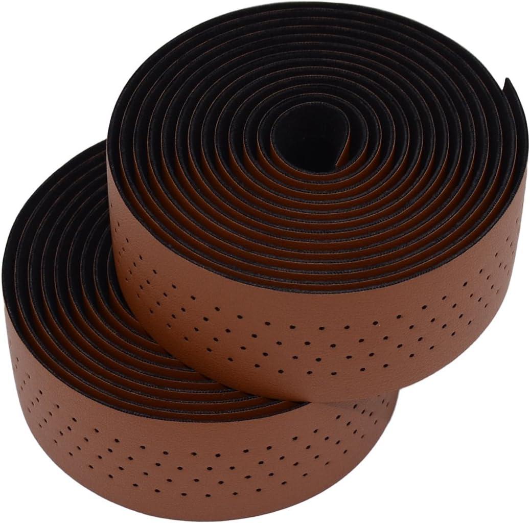 KINGOU Luxury PU Leather Handlebar Tape for Fixed Gear & Road Bikes ...