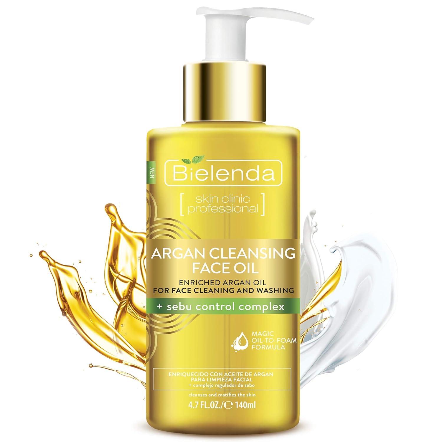 Buy Bielenda Argan Oil Facial Cleanser | Nourishing Argon Oil & Sebu ...