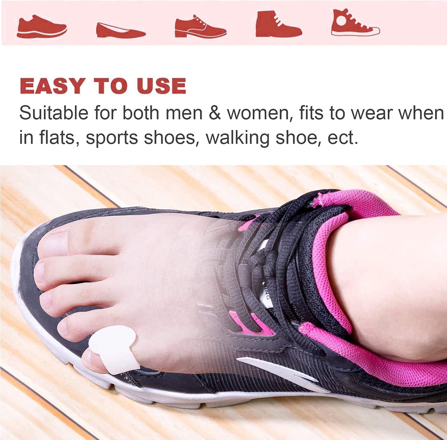 Toe Separator Small Toe - 10x Gel Straightener for Overlapping Toes ...