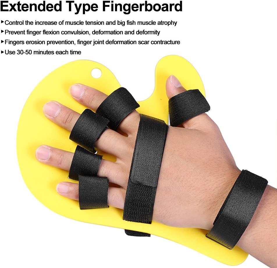 Finger Orthotics Extended Hand Splint Training Support - Yellow | Buy ...