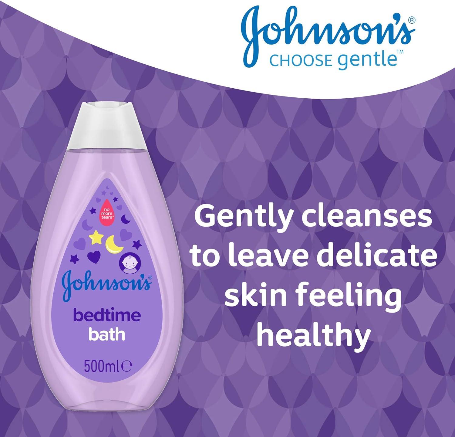 Johnson's Baby Bedtime Bath 500ml - Gentle & Calming Infant Bath ...