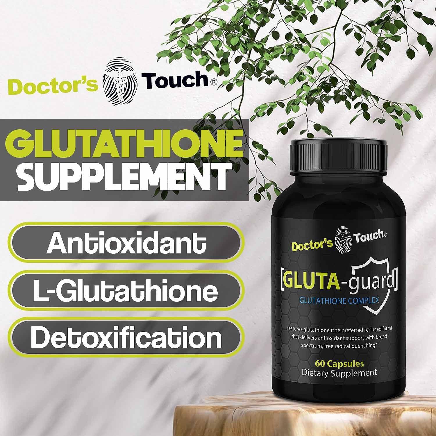 Doctor's Touch Liposomal Glutathione Supplement - Max Absorption for ...