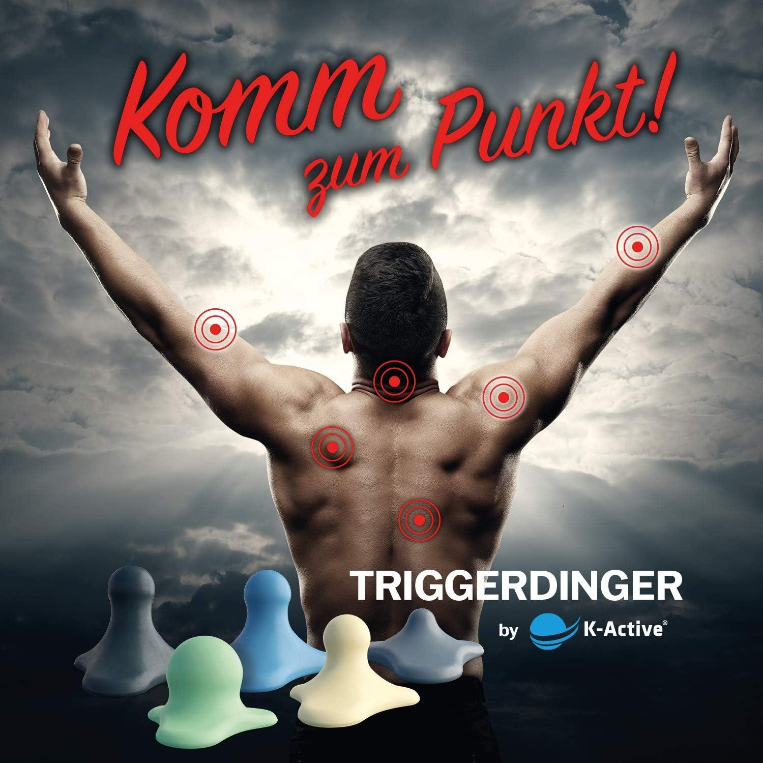 Triggerdinger by K-Active Classic Edition | Triggerpunkt Presser Set | Self-Treatment Massage ...