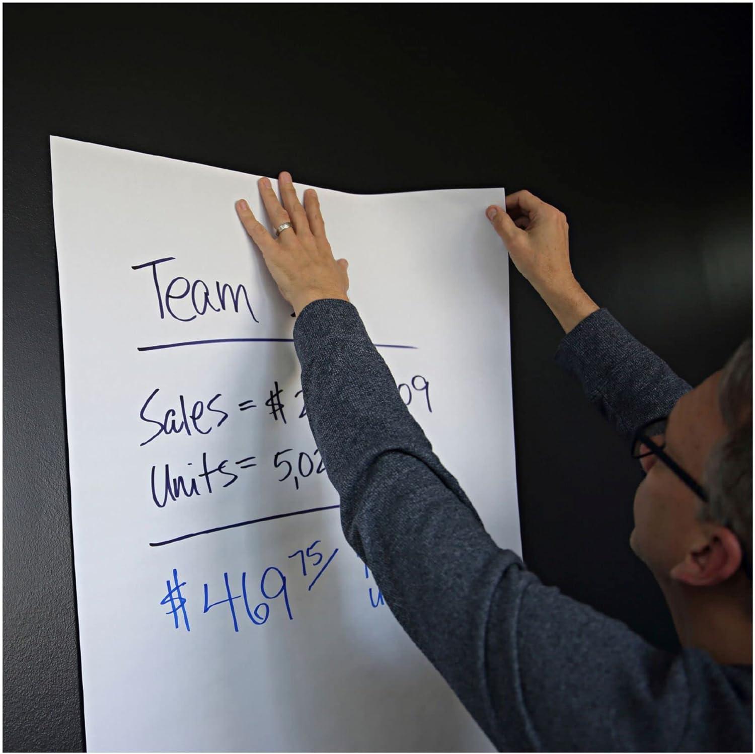 Universal 35603 Self Stick Easel Pads Unruled 25 x 30 White 30-Sheet ...