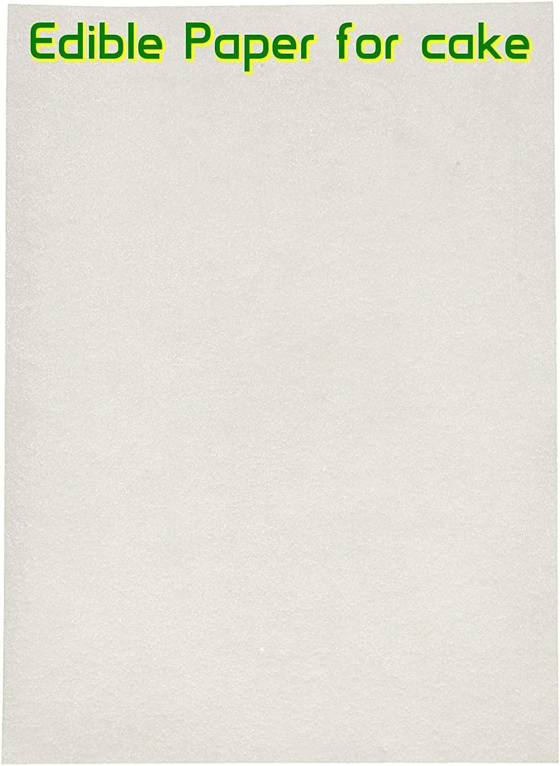 Edible Rice and Wafer Paper 8.5 x 11 Inch Wafer Paper (100 White) | Buy ...