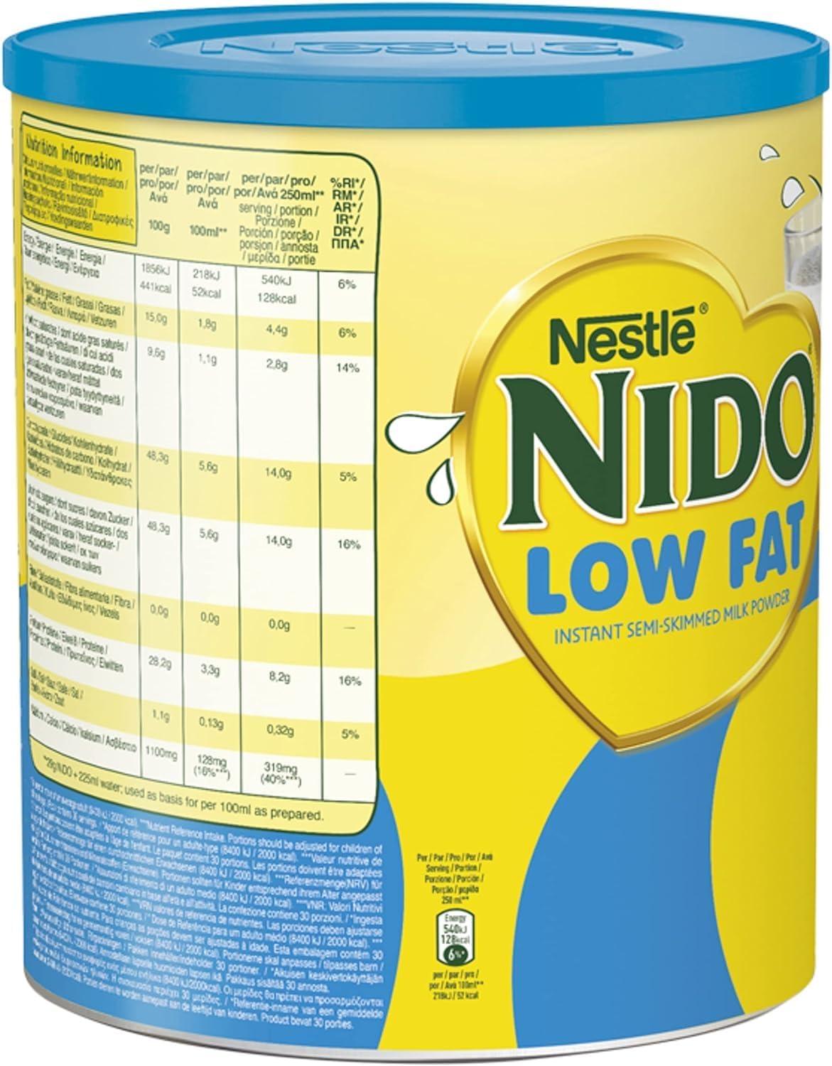 Nestl NIDO Low Fat Milk Powder (Pack of 2 Each 875g) | Buy Now with ...