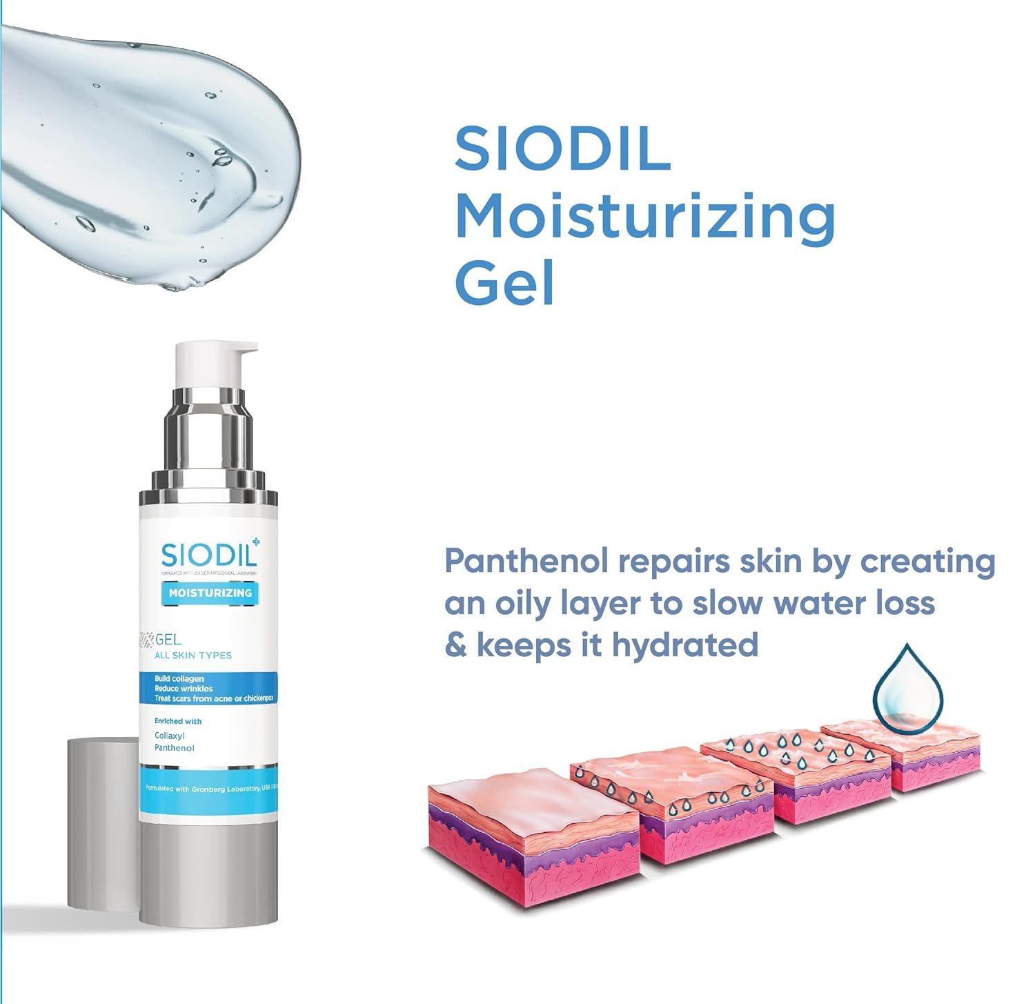 Siodil Moisturizing Scar Gel 50ml - Cruelty-Free & Non-Comedogenic ...