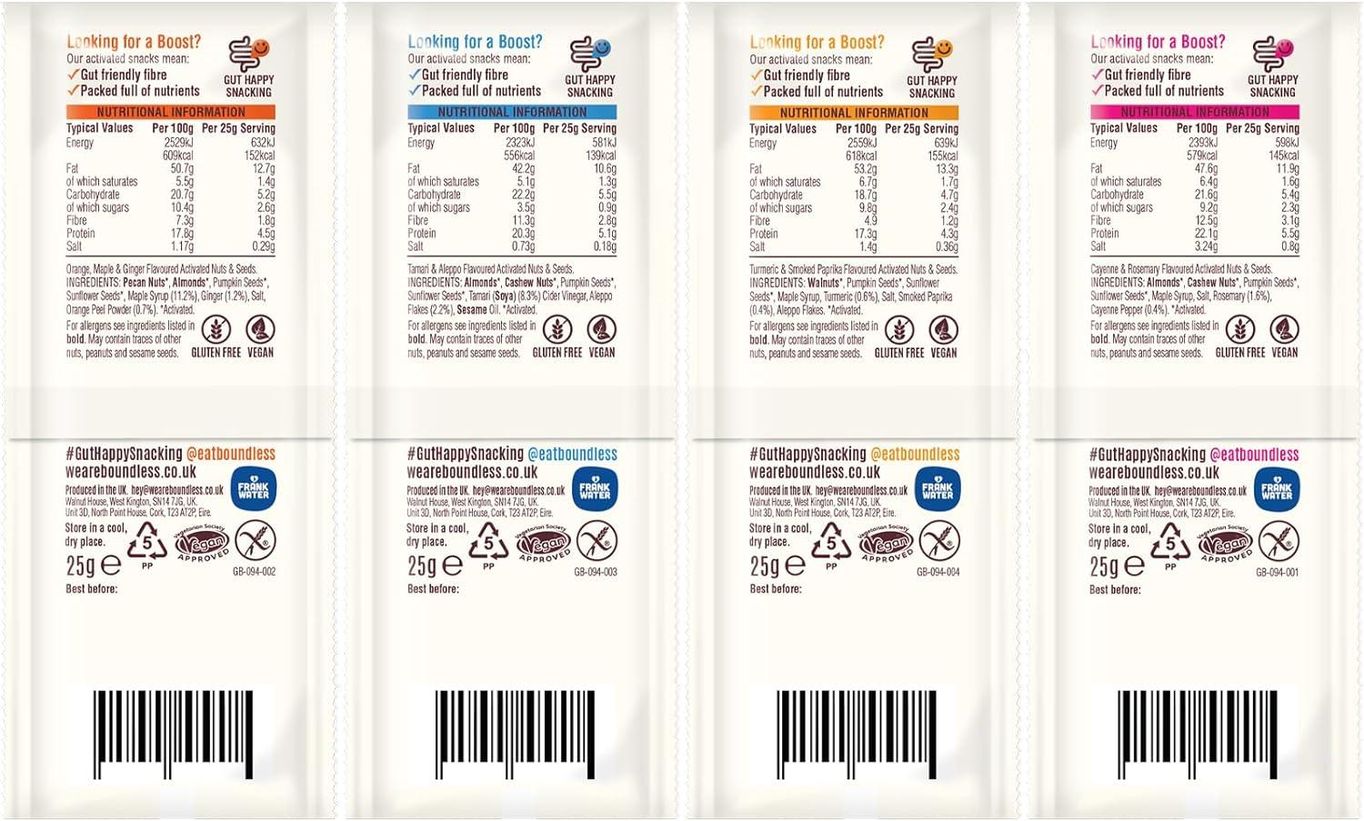 Boundless Activated Nuts and Seeds - Gut Health Mixed Nuts & Seed Mix ...