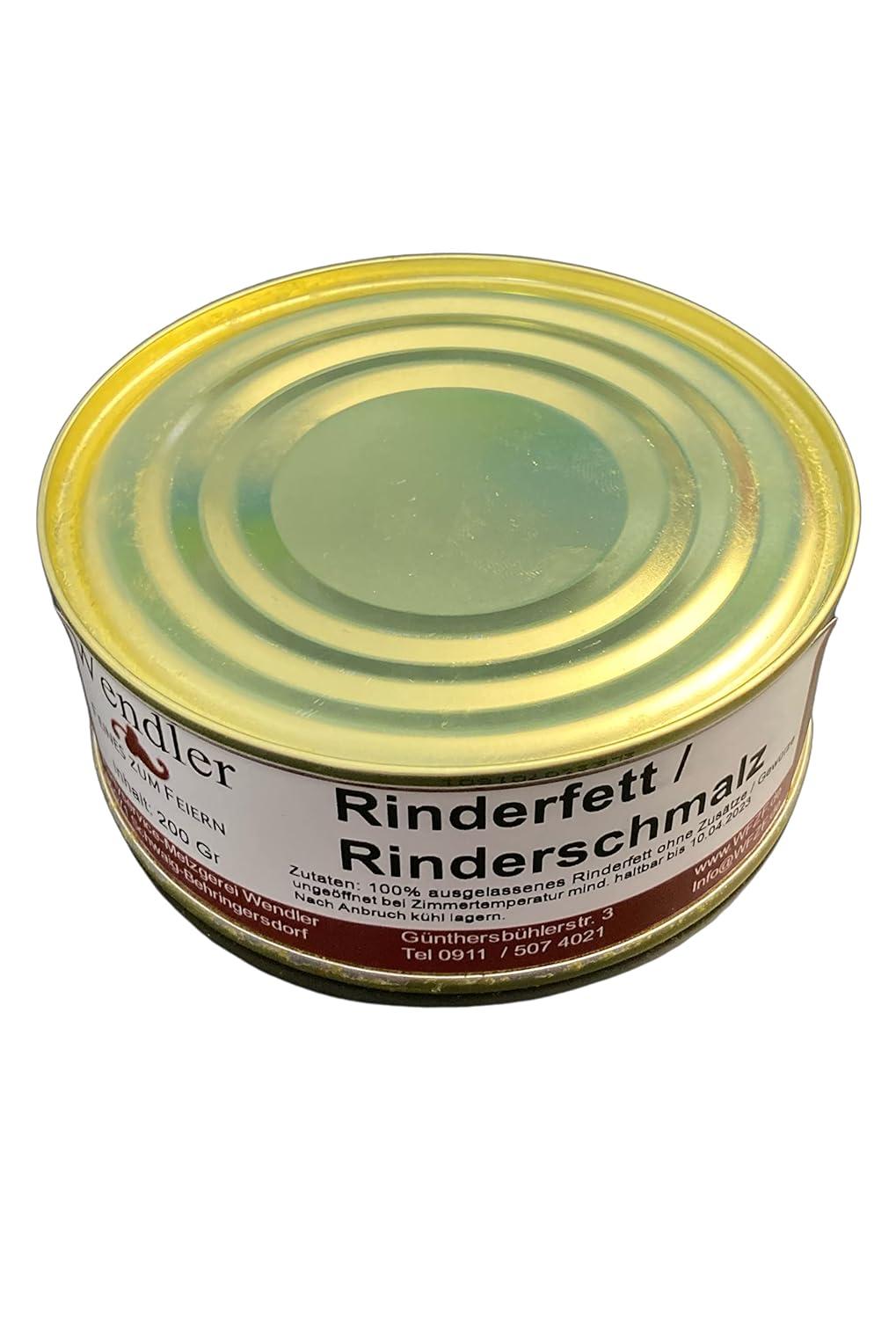 Homemade Beef Tallow in a Can (200g) - Premium Quality Beef Fat for ...