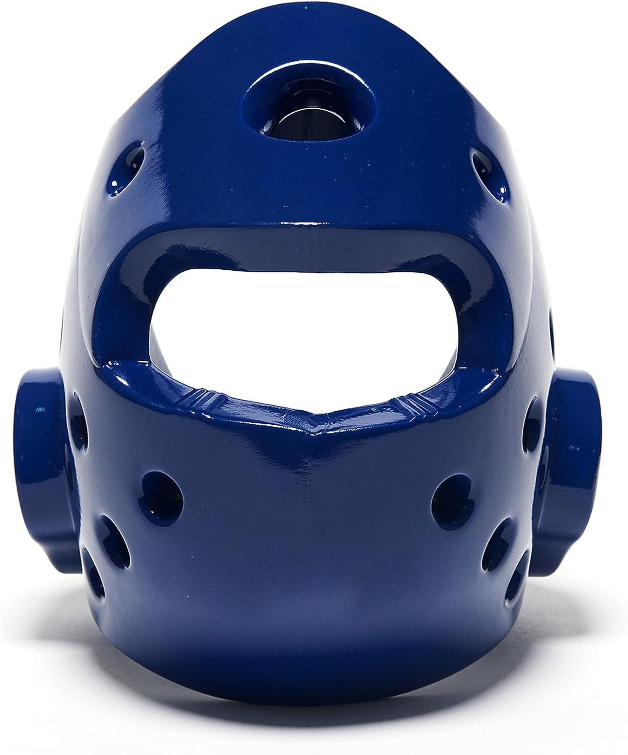 adidas Deluxe Head Gear Blue Medium - Protective Headgear for Training ...