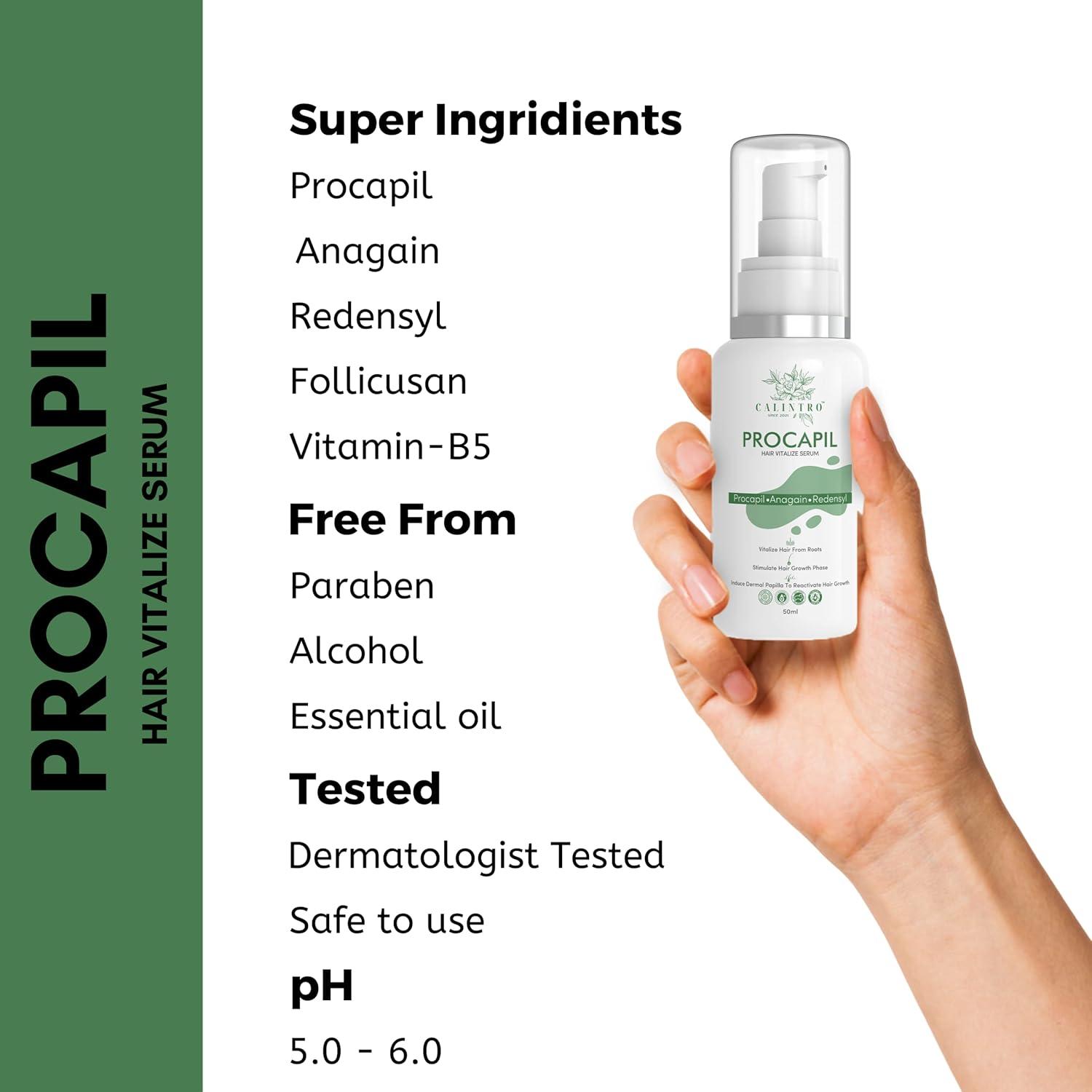 Reactive Hair Growth Serum | Procapil Redensyl Anagain | DHT Block ...