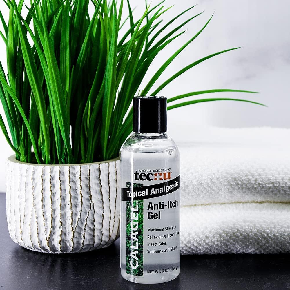 Tecnu Calagel Anti-Itch Gel - Maximum Strength Relief for Rashes, Bug ...