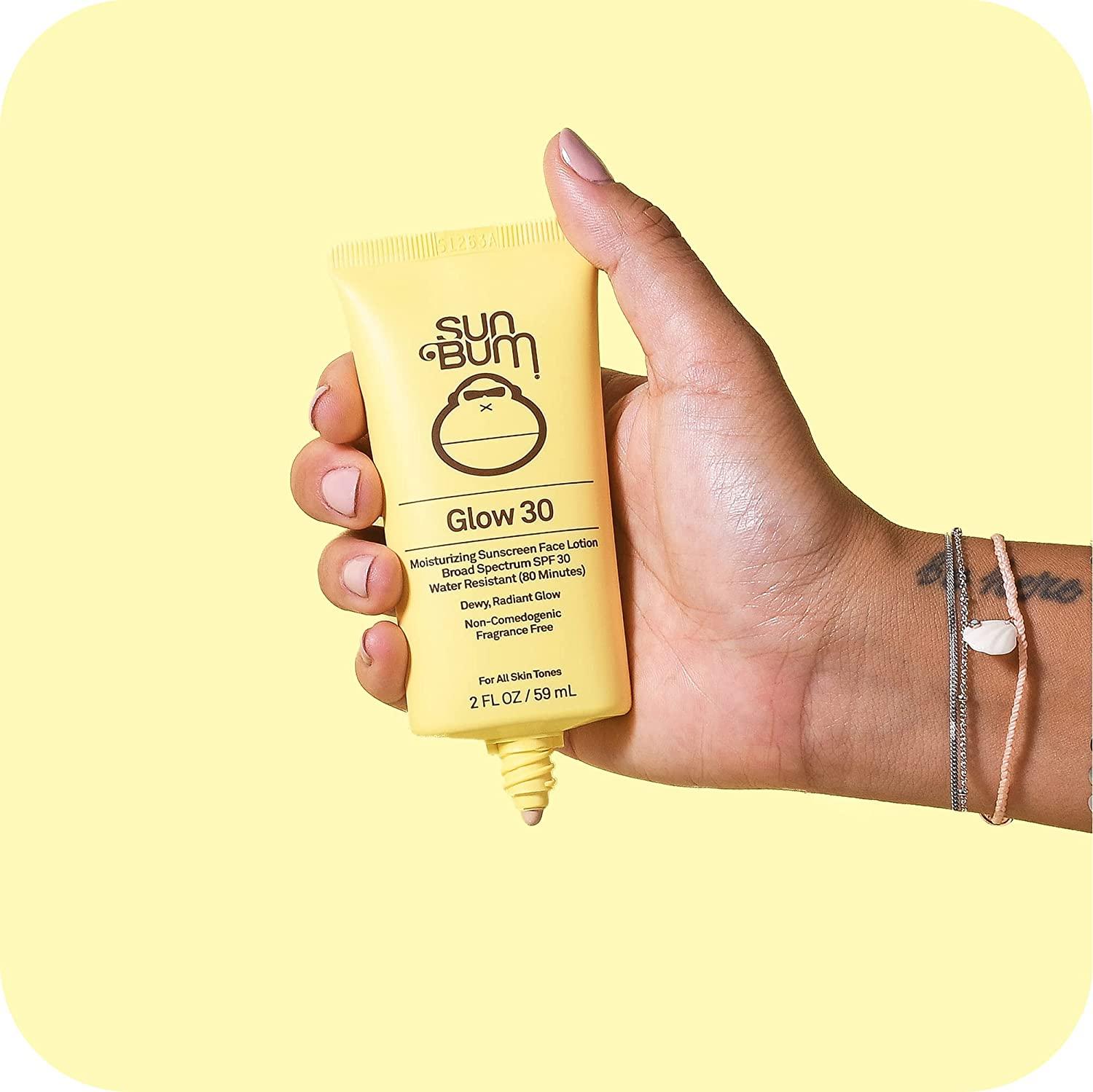 Sun Bum Original SPF 30 Glow Sunscreen Lotion - Vegan & Reef Friendly ...