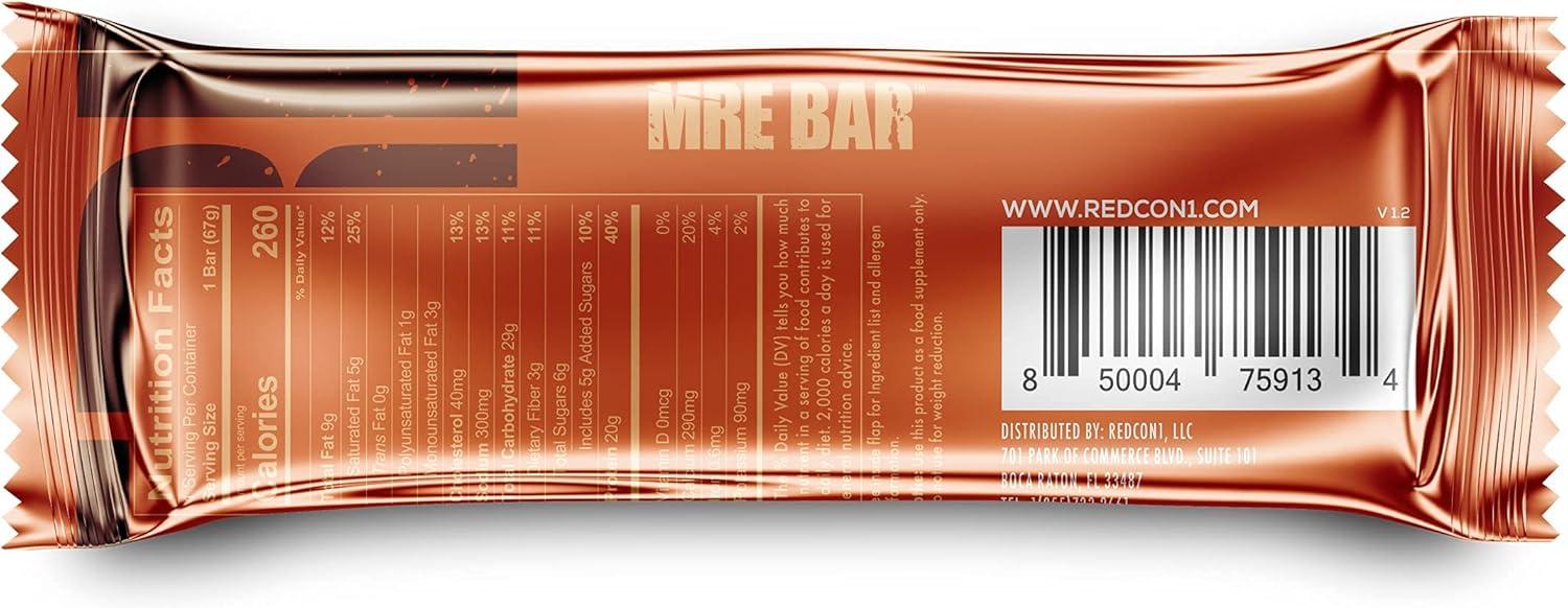 Buy MRE Bar - Crunchy Chocolate Peanut Butter Meal Replacement Bar (12 ...