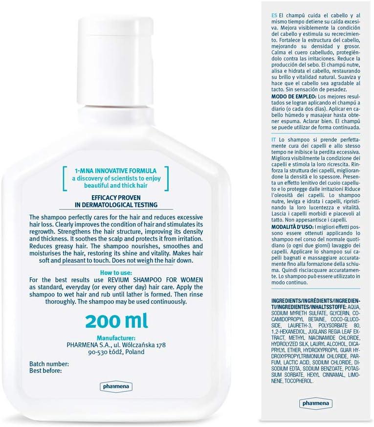 Revium Intensive Anti-Hair Loss Shampoo for Women - 200 ml | Hair ...