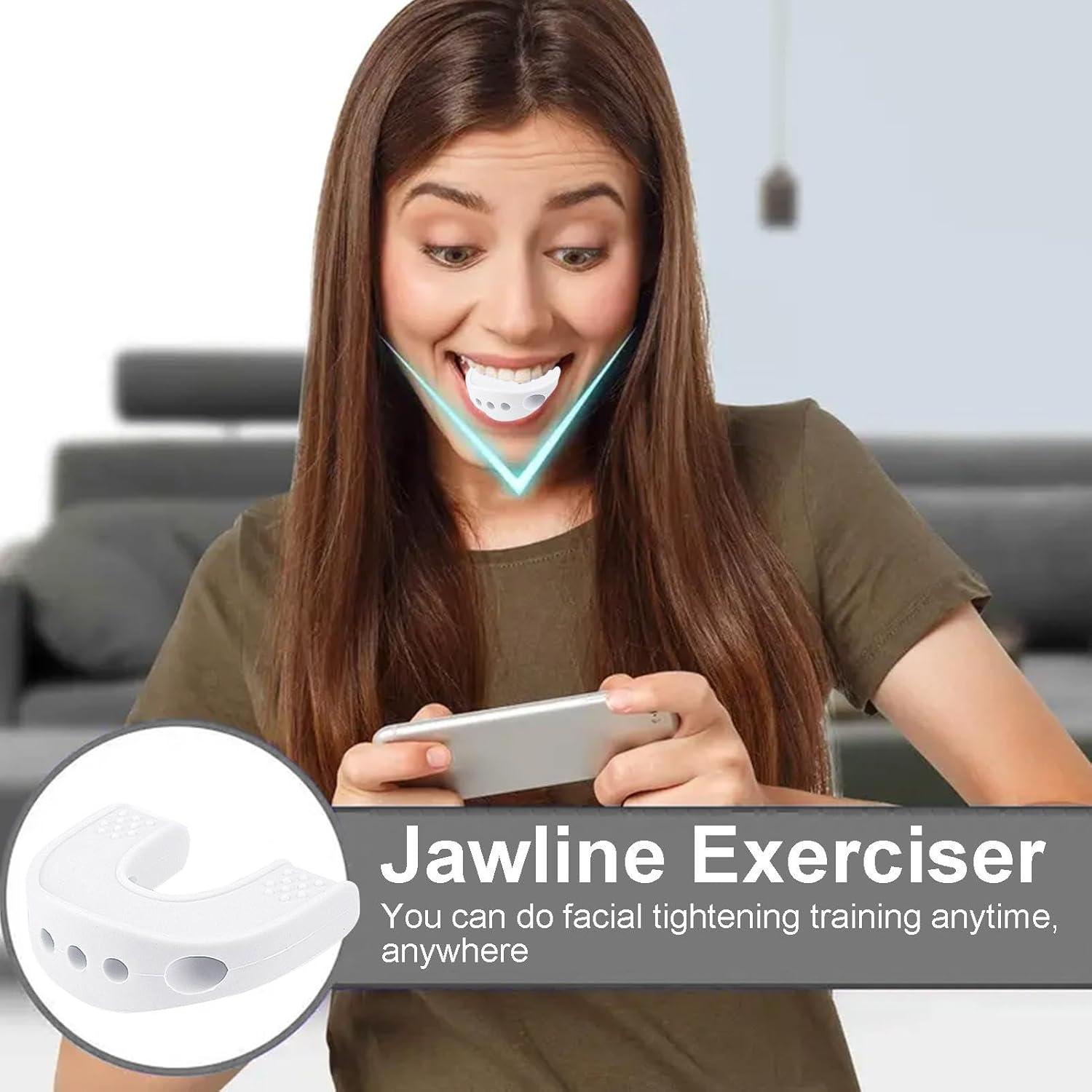 Jaw Exerciser for Men | U-Shaped Jawline Trainer Double Chin Reducer ...