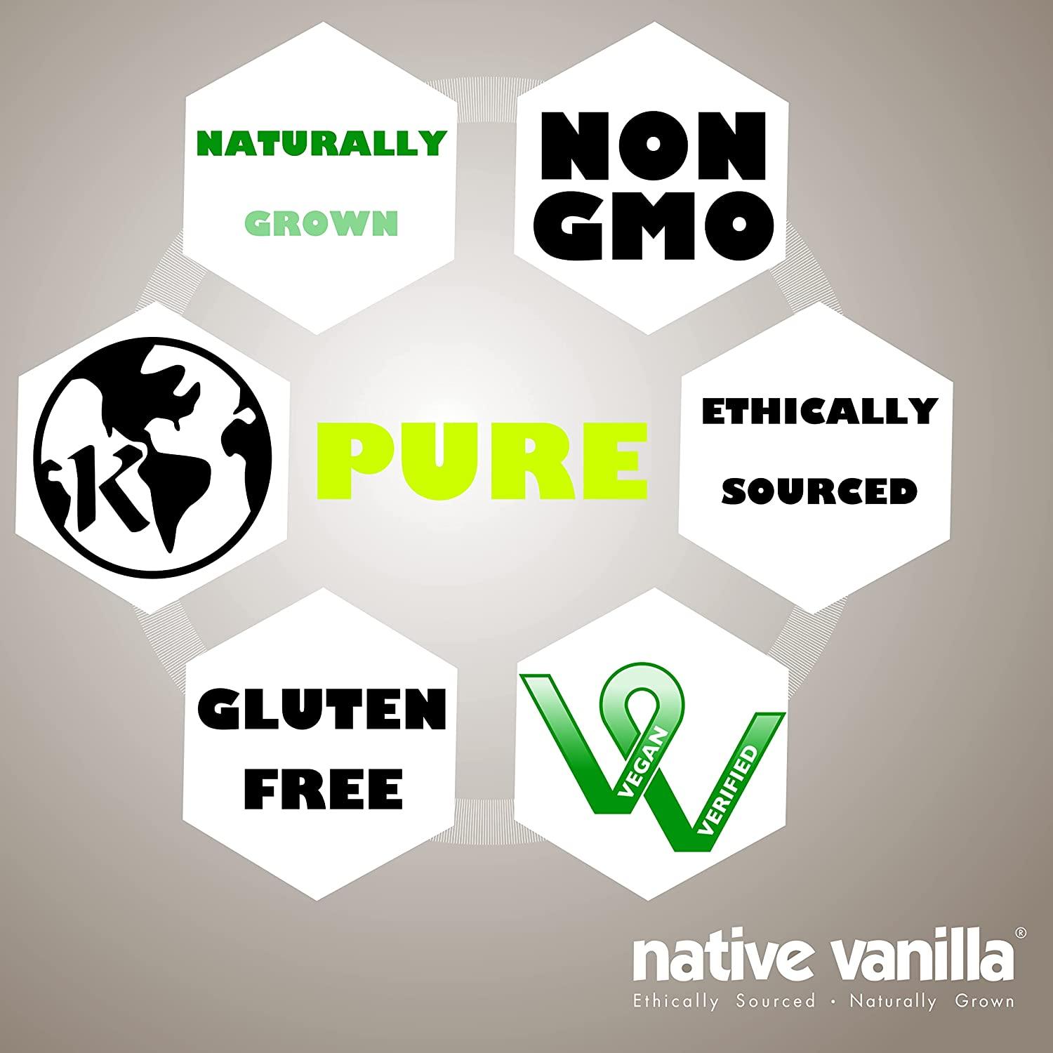 Native Vanilla Grade B Tahitian Vanilla Beans - 10 Premium Pods for ...