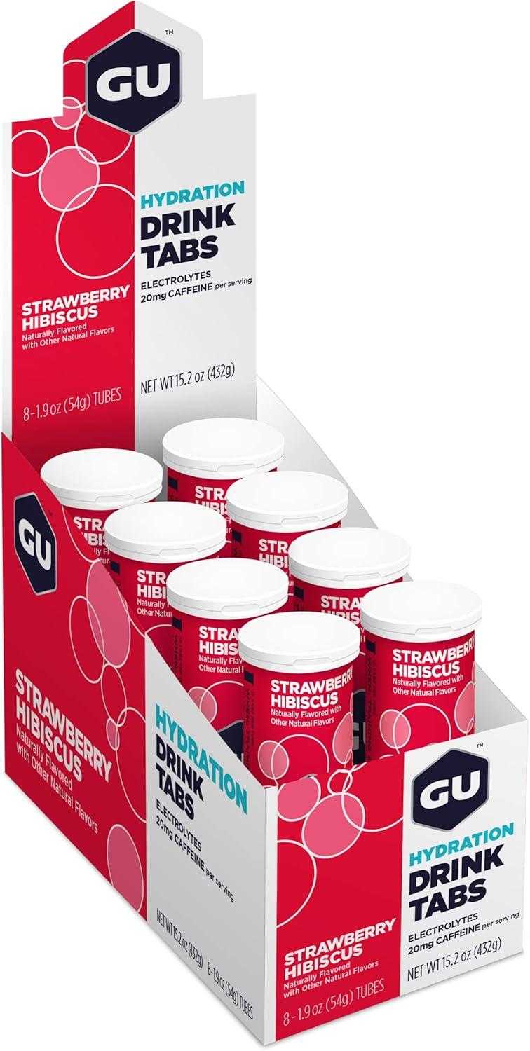 GU Energy Hydration Electrolyte Drink Tablets - Enhanced Endurance ...