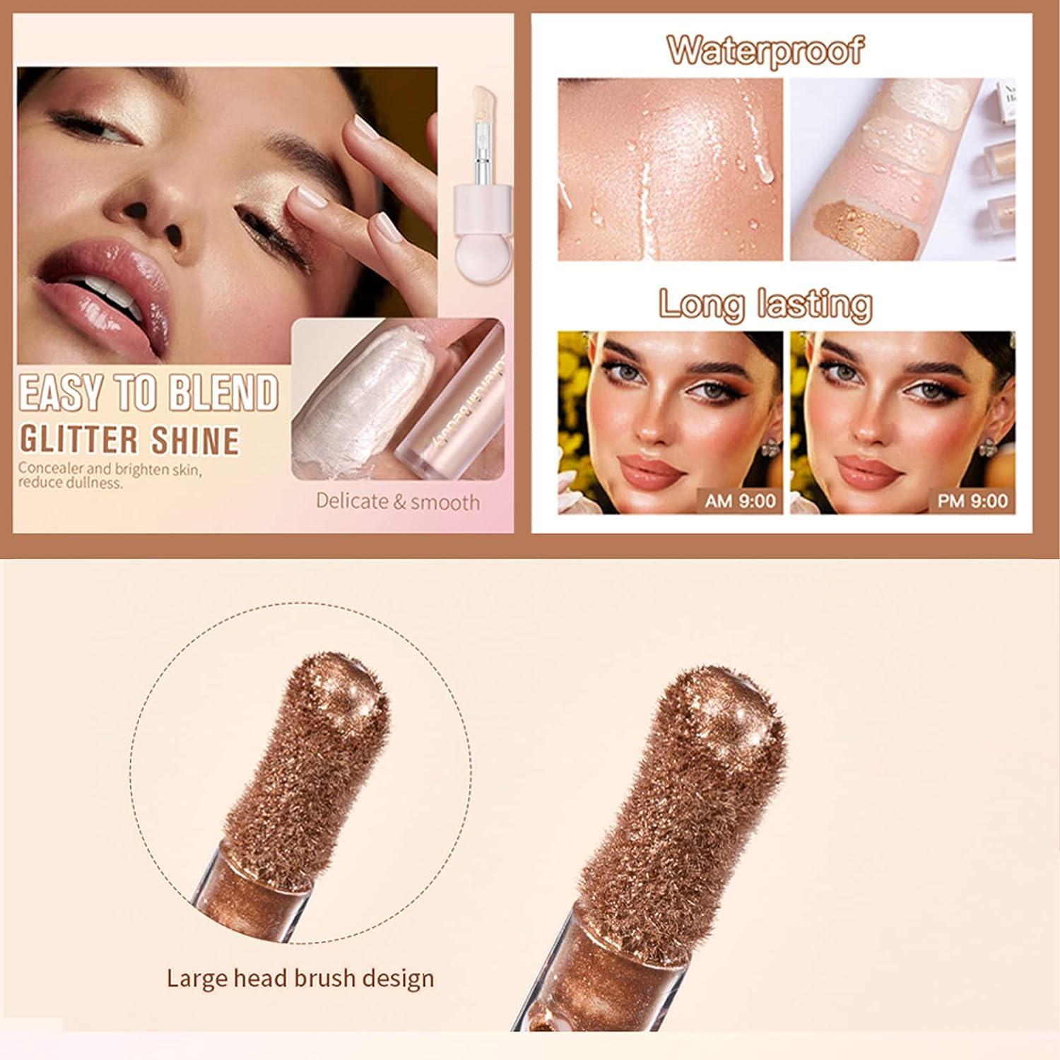 Natural Skin Glow Liquid Highlighter - Long Lasting, Waterproof ...