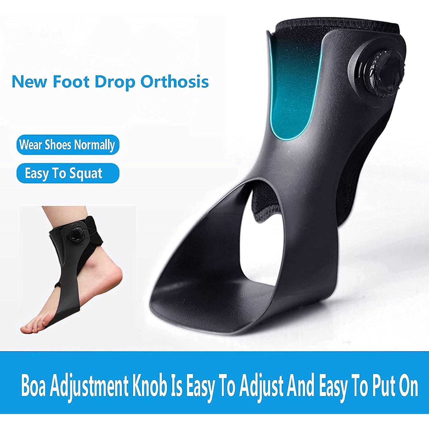 Adjustable Foot Drop Orthosis AFO Brace - Pain Relief & Support for Day ...