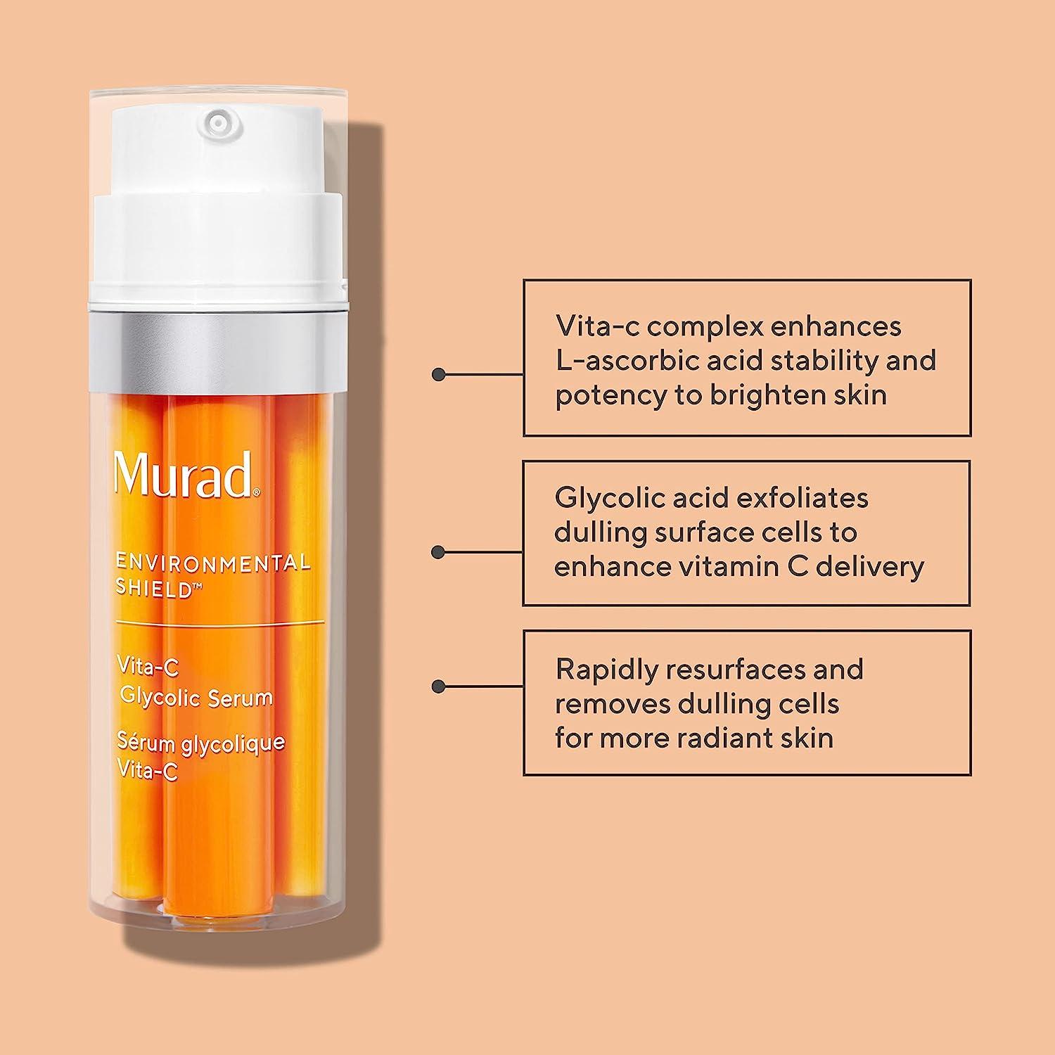 Murad Vitamin C Glycolic Serum - Skin Brightening Face Serum ...