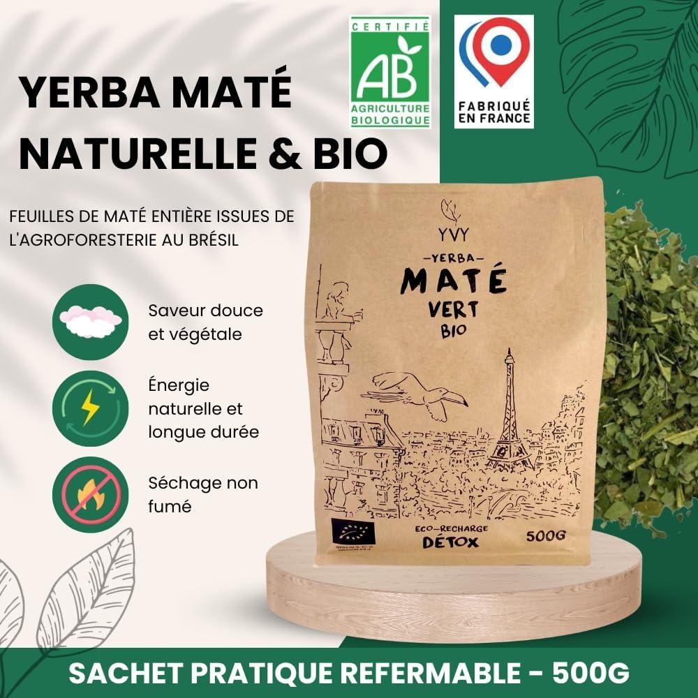 YVY MAT Mate Kit | Mate Pack with Wooden Calabash Bombilla and 1 Pouch ...