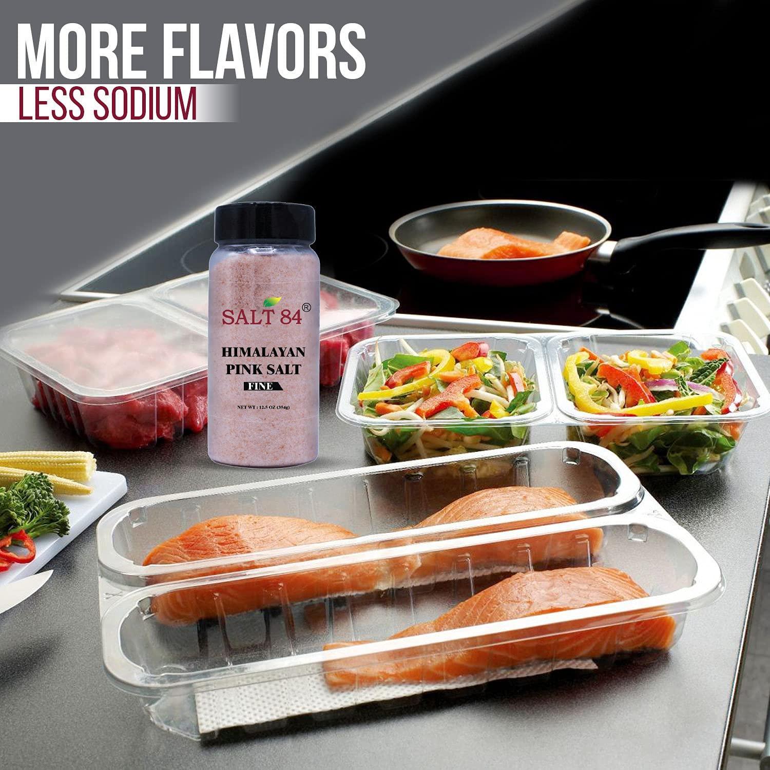 Himalayan Pink Salt Fine Salt Plastic Shaker - 12.49 oz (Pack of 1 ...