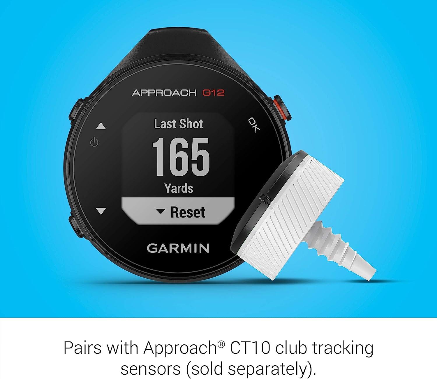 Garmin Approach G12 Clip-on Golf GPS Rangefinder - 42k+ Preloaded ...
