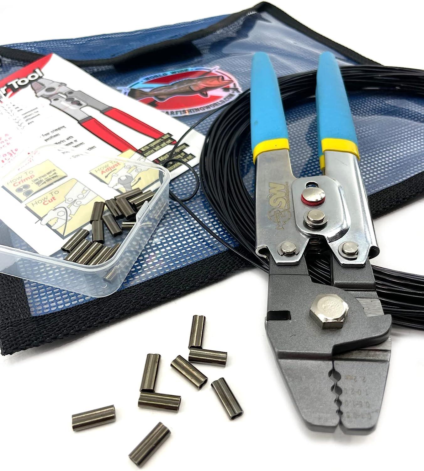 Monofilament Speargun Line Rigging Kit with Crimping Tool for ...